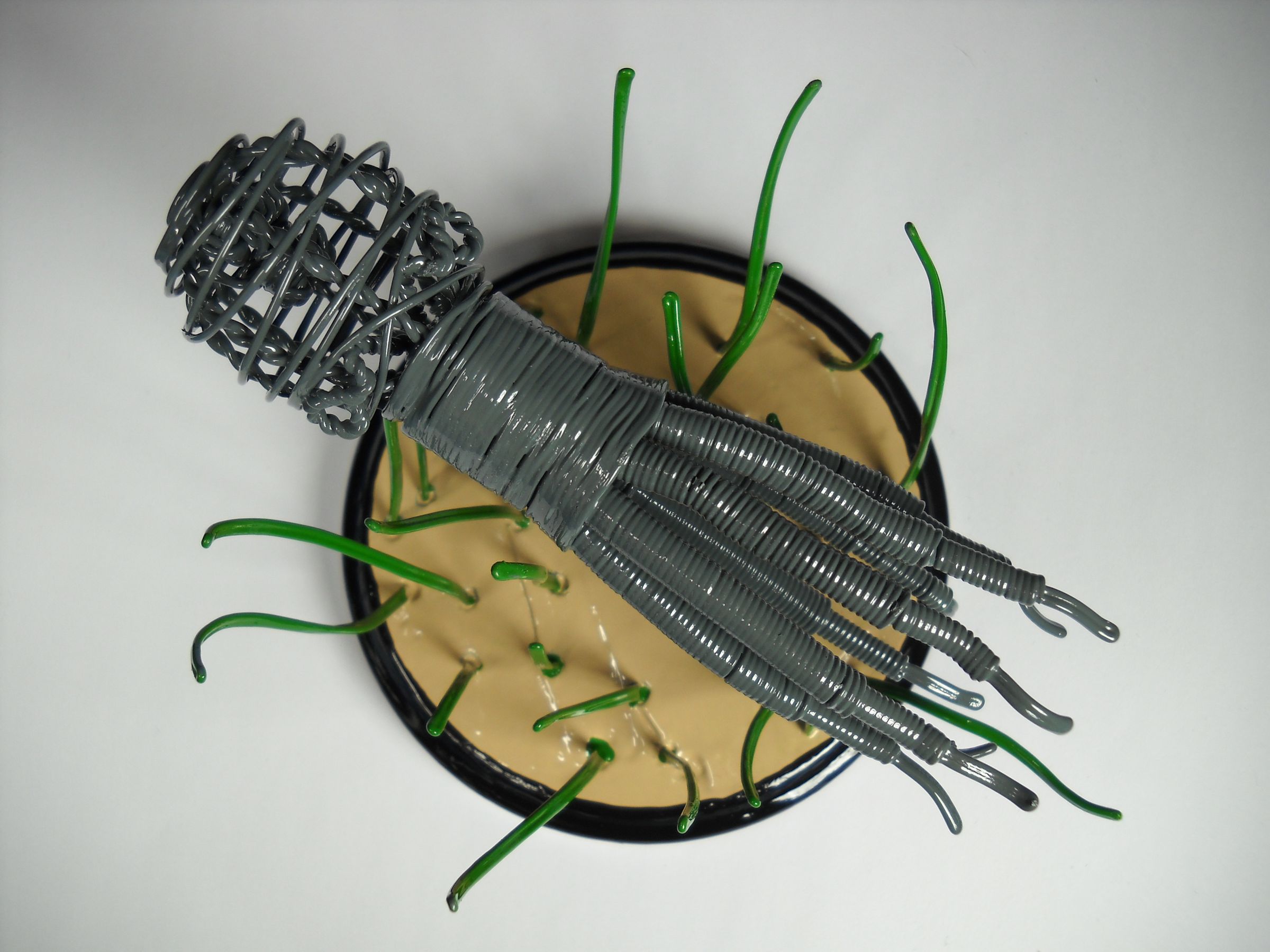 How to Make a Wire Octopus Sculpture (simplified). Cheap and Easy But ...