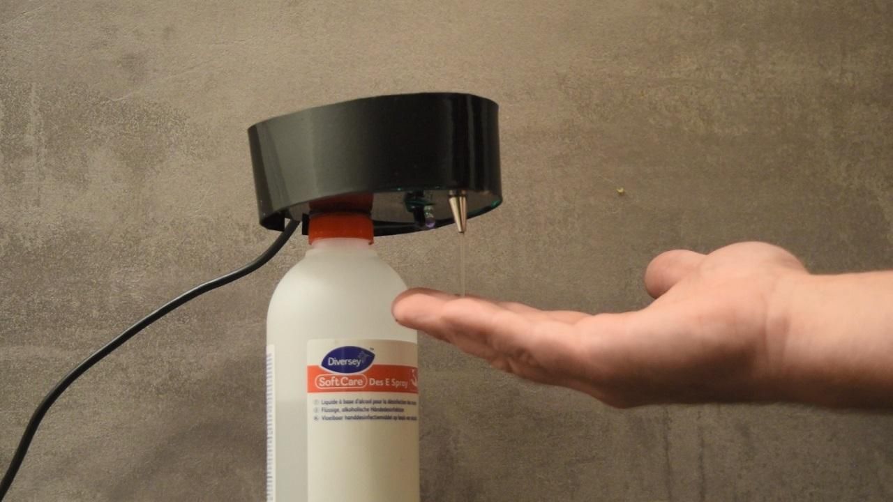 DIY Automatic Hand Sanitizer Dispenser : 14 Steps (with Pictures ...