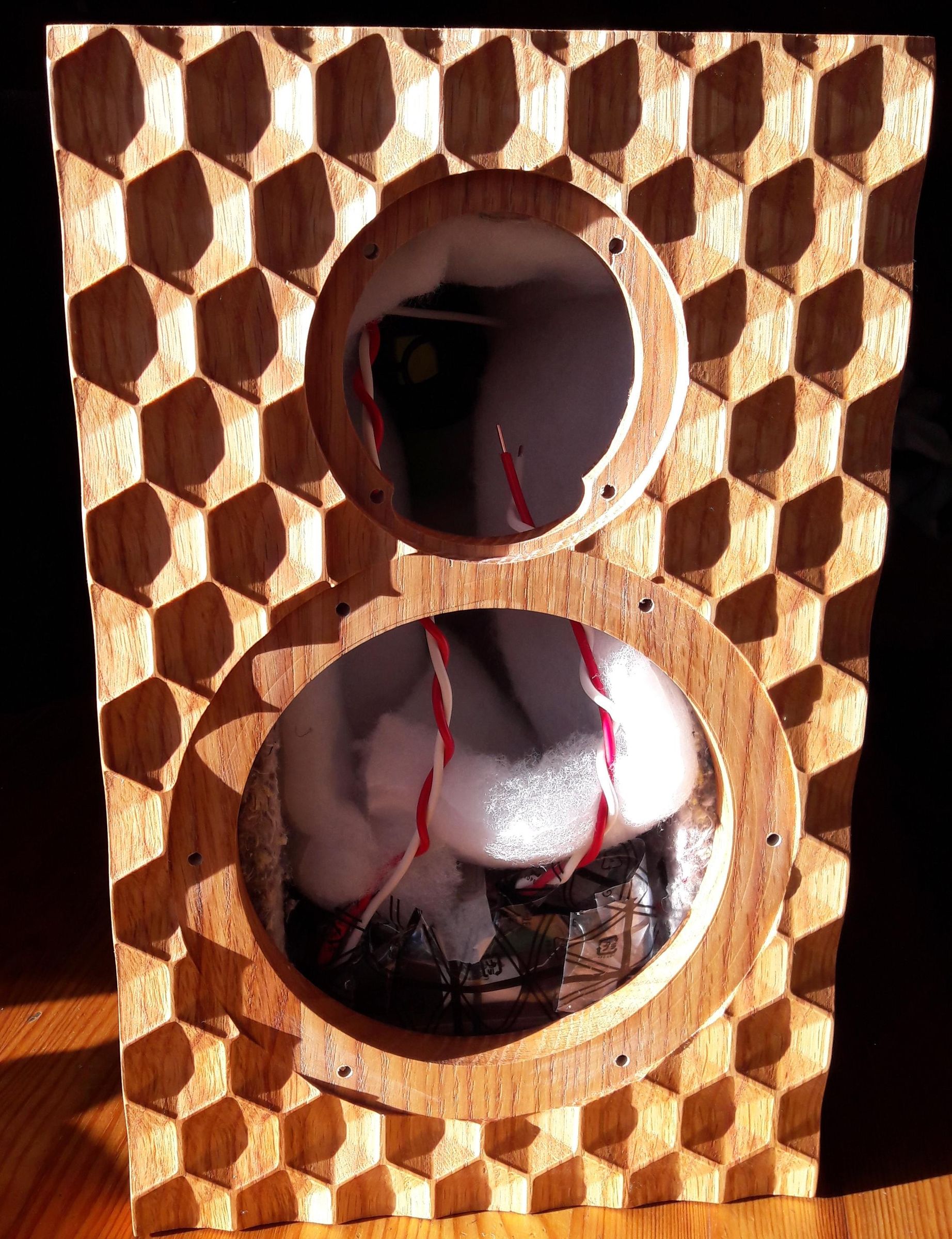 3D Hexagonal Dimple Hifi Speakers | CNC Front Baffle : 11 Steps (with ...