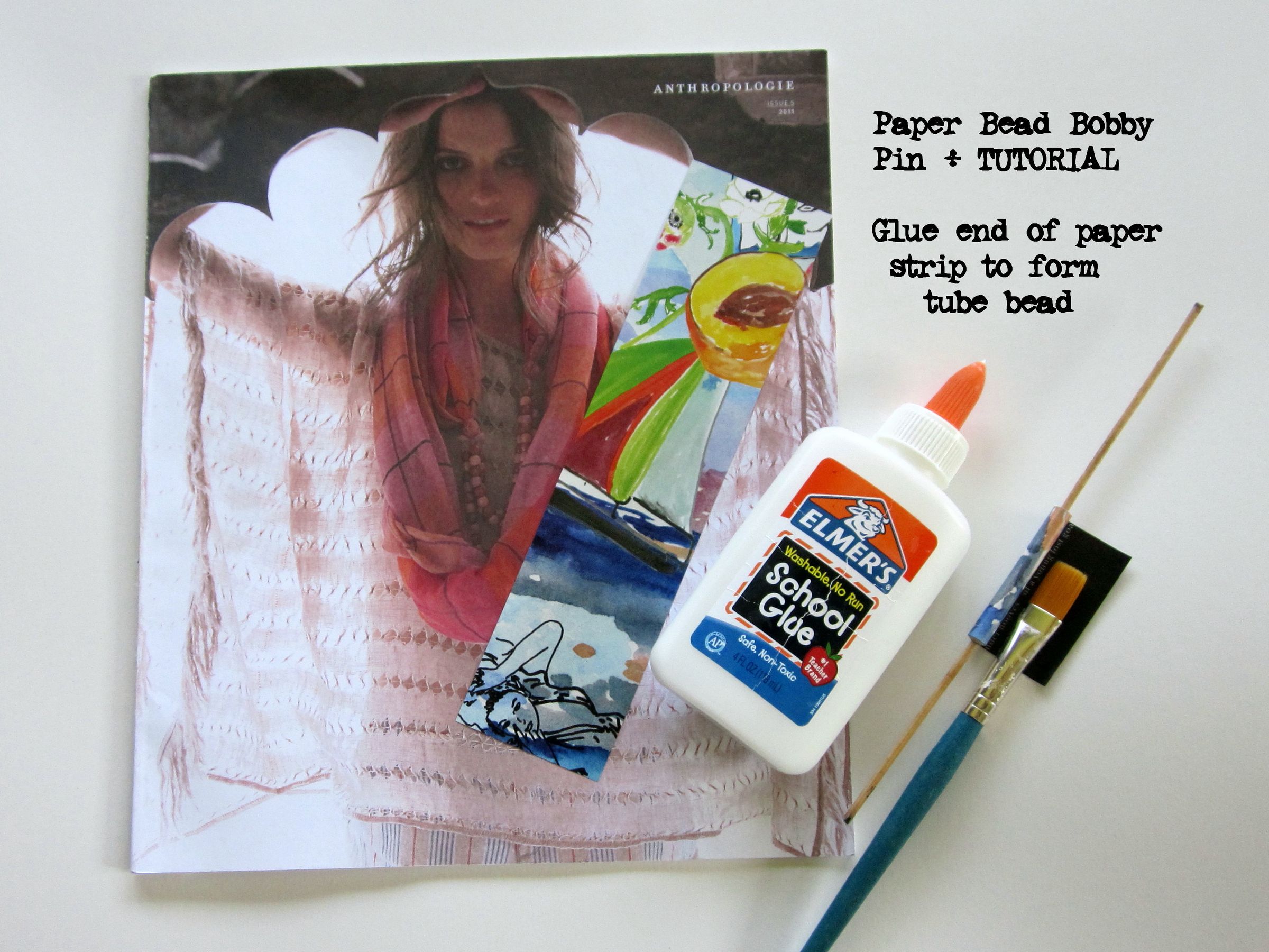 DIY Paper Embellished Bobby Pin : 5 Steps (with Pictures) - Instructables