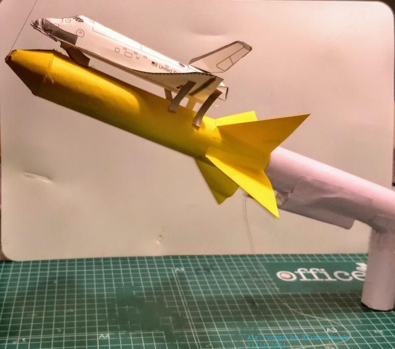 Origami Space Shuttle Glider