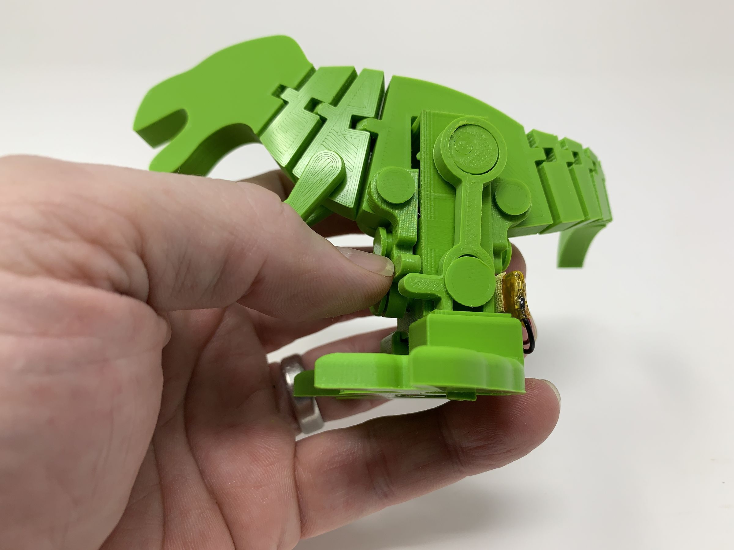 Motorized, Articulated T Rex(ish) Pin Walker : 7 Steps (with Pictures ...