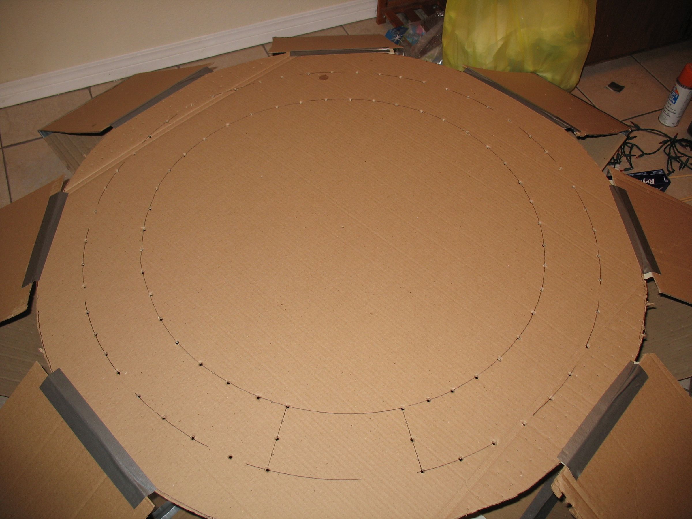 Make a Halloween UFO From Cardboard : 8 Steps - Instructables
