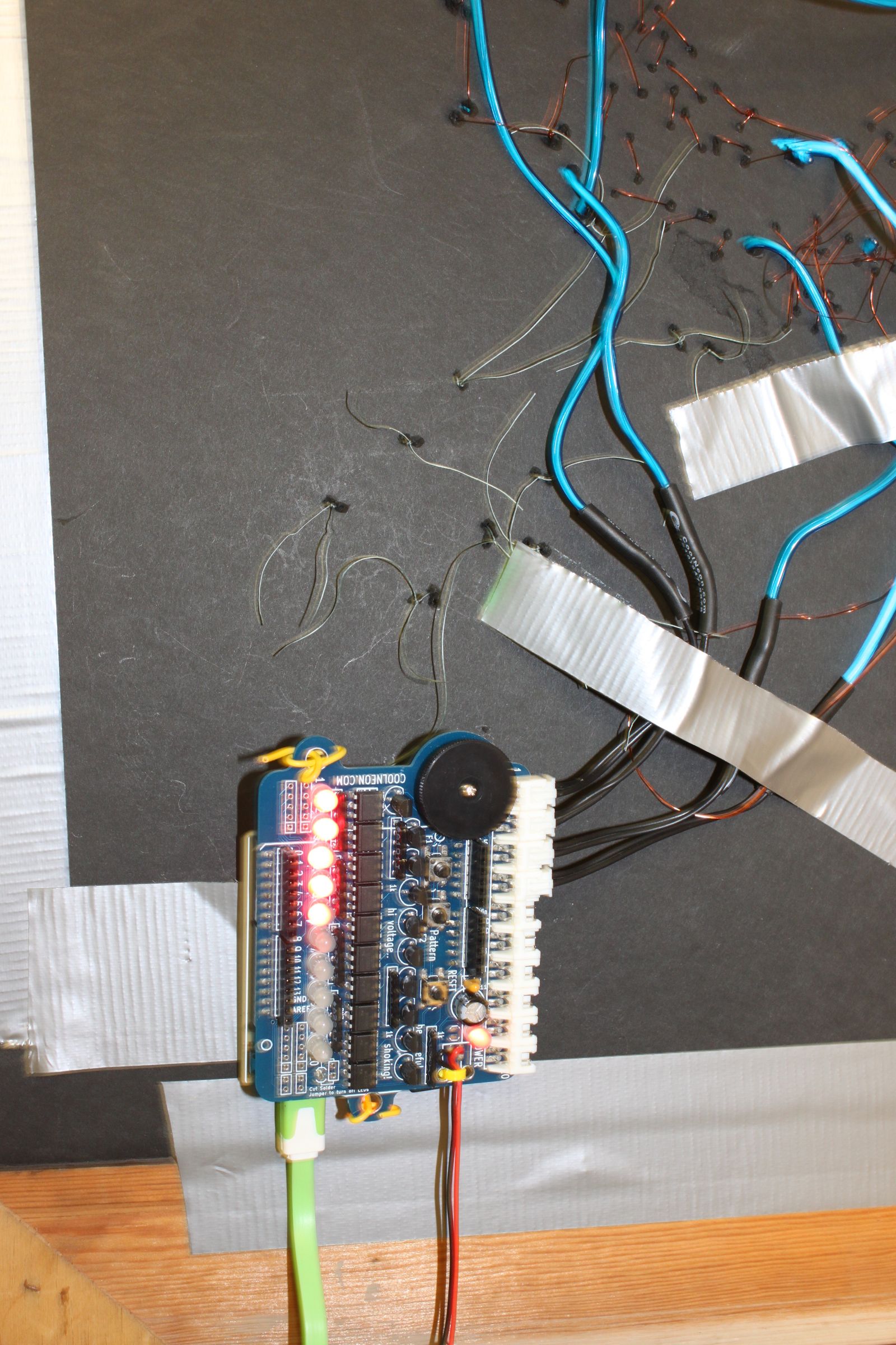 Easy Programmable EL-Wire Wall Art Project With Cool-Neon : 3 Steps ...