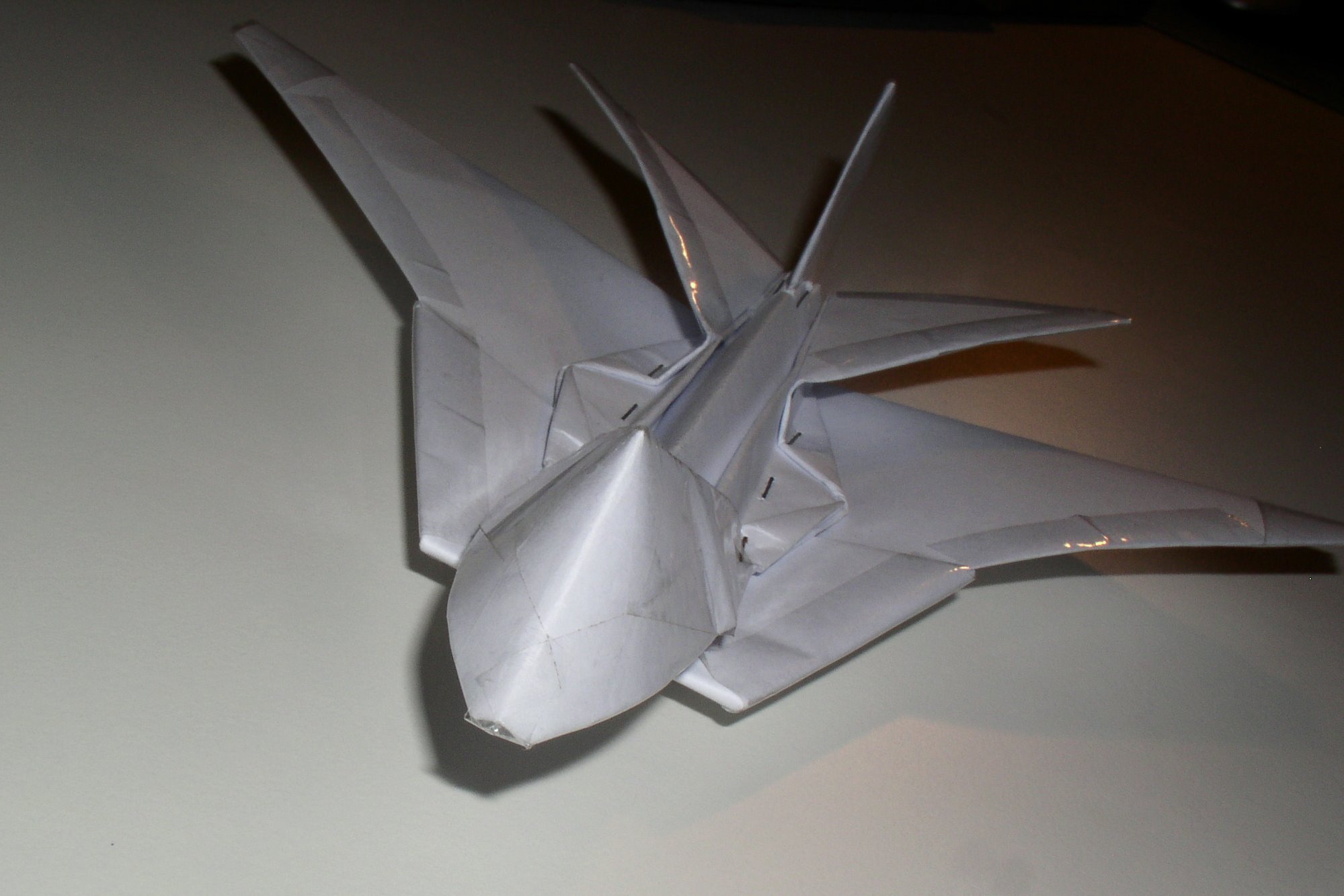 Paper Fighter (yes It Flies) : 5 Steps (with Pictures) - Instructables