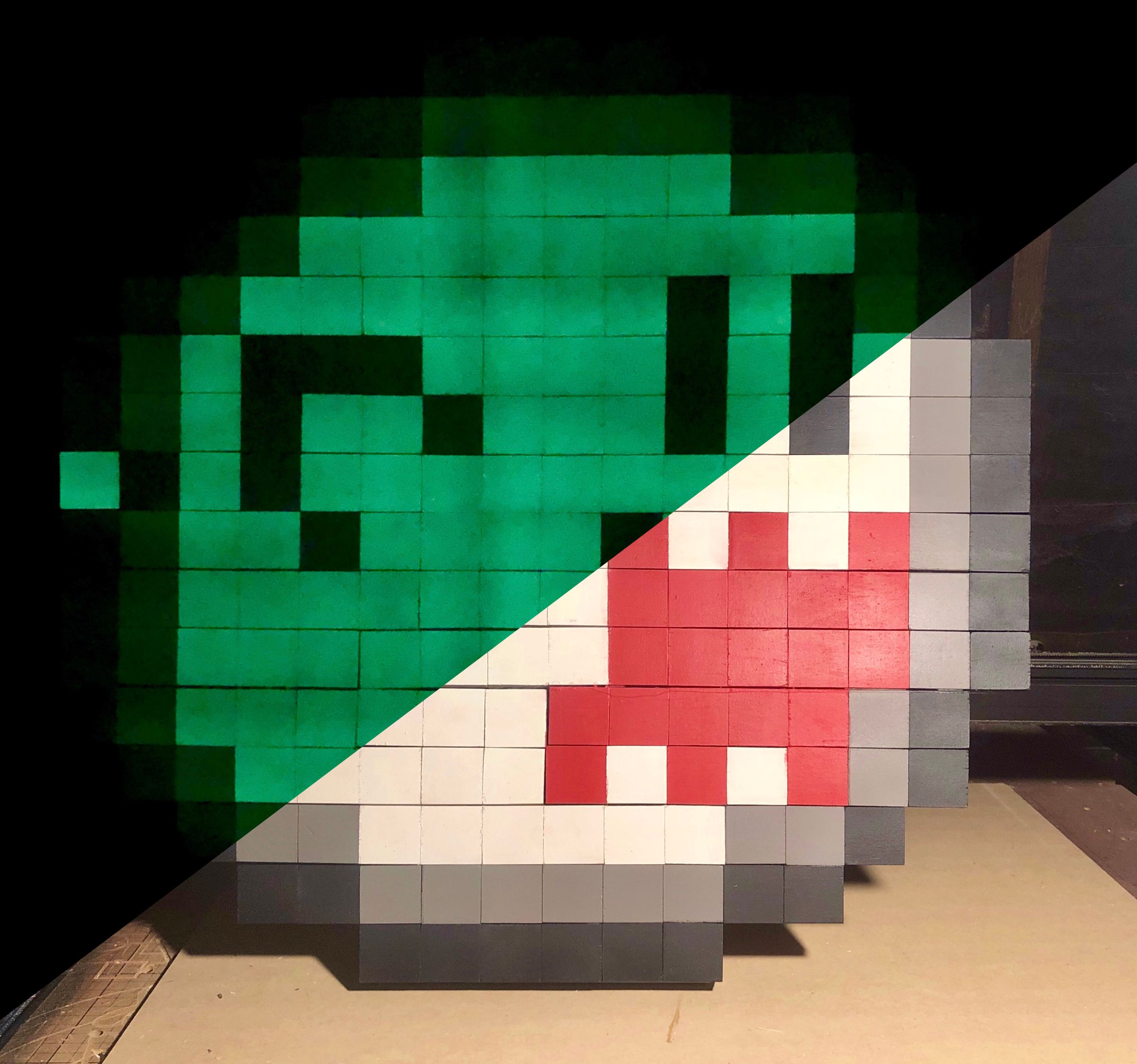 8-Bit Glow in the Dark Pixel Art : 8 Steps (with Pictures) - Instructables