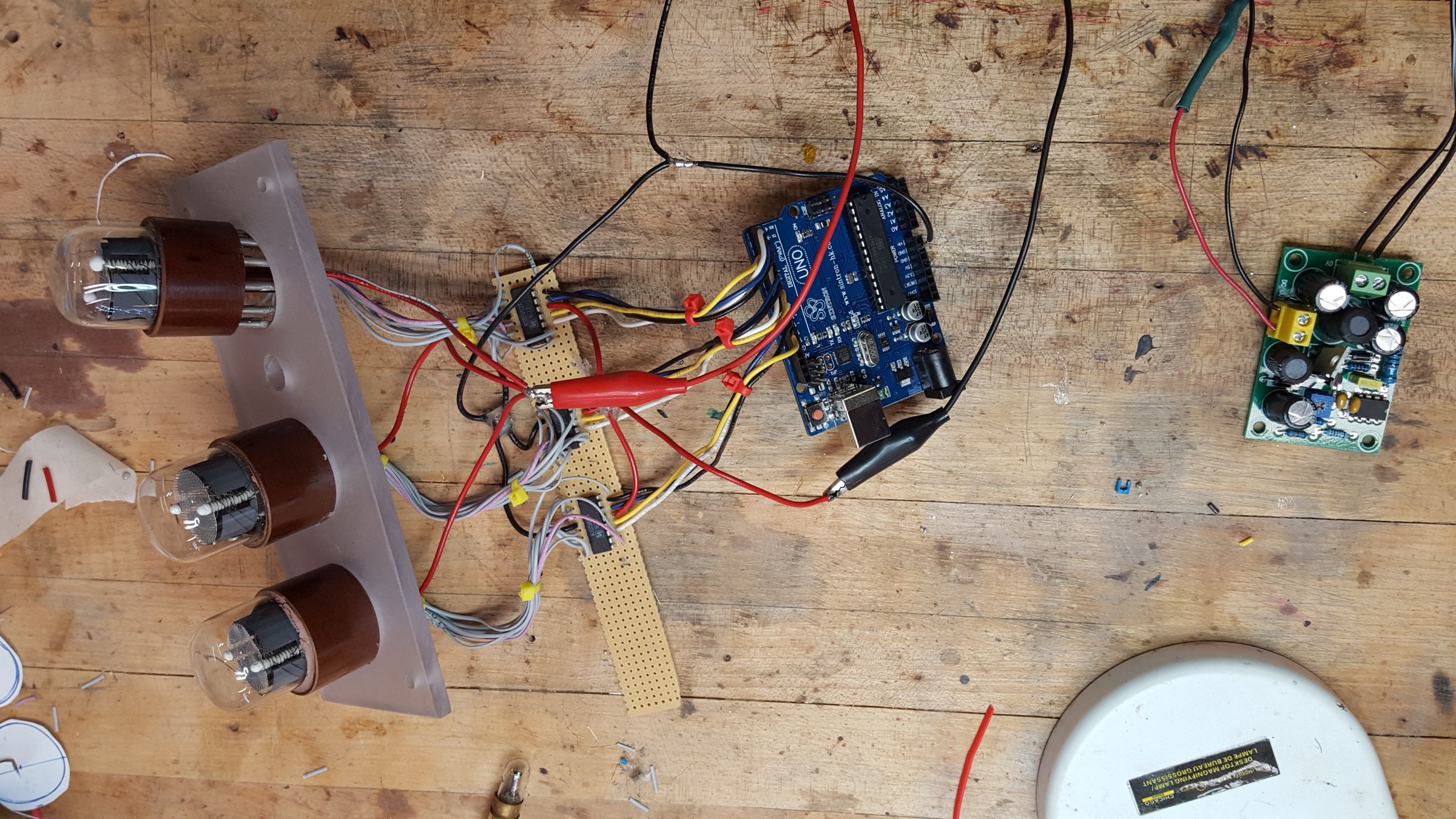 Nixie Tube Arduino Uno Driven Thermometer (with Pictures) - Instructables