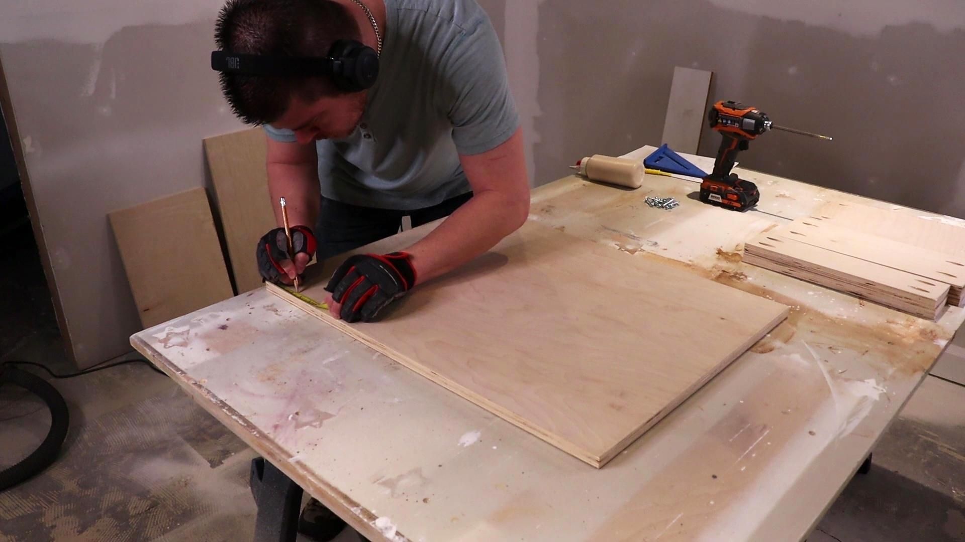 DIY Computer Desk | Cable Management, Storage, LED's : 13 Steps (with ...