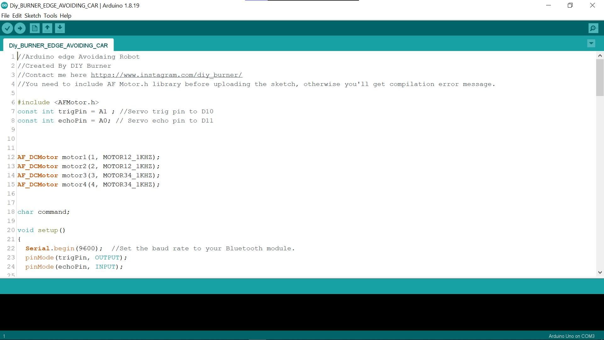 How to Make Table Edge Avoiding Robot || #MadeWithArduino. : 8 Steps ...