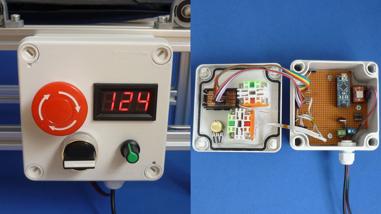 MODULAR & PORTABLE CONVEYOR BELT. SPEED CONTROL BY ARDUINO : 5 Steps ...