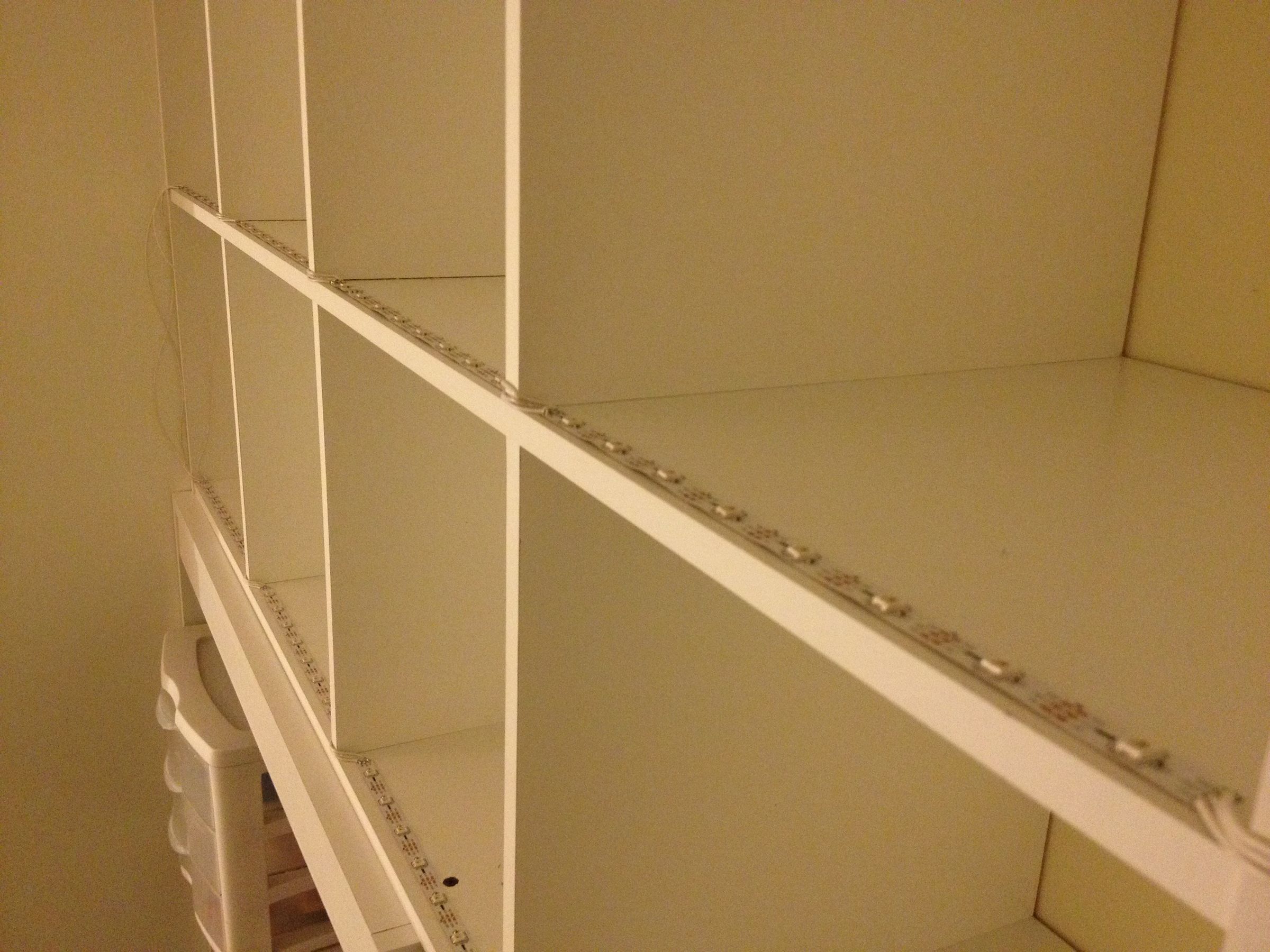 Color Changing Box Shelves With LED-strips and Arduino : 5 Steps (with ...