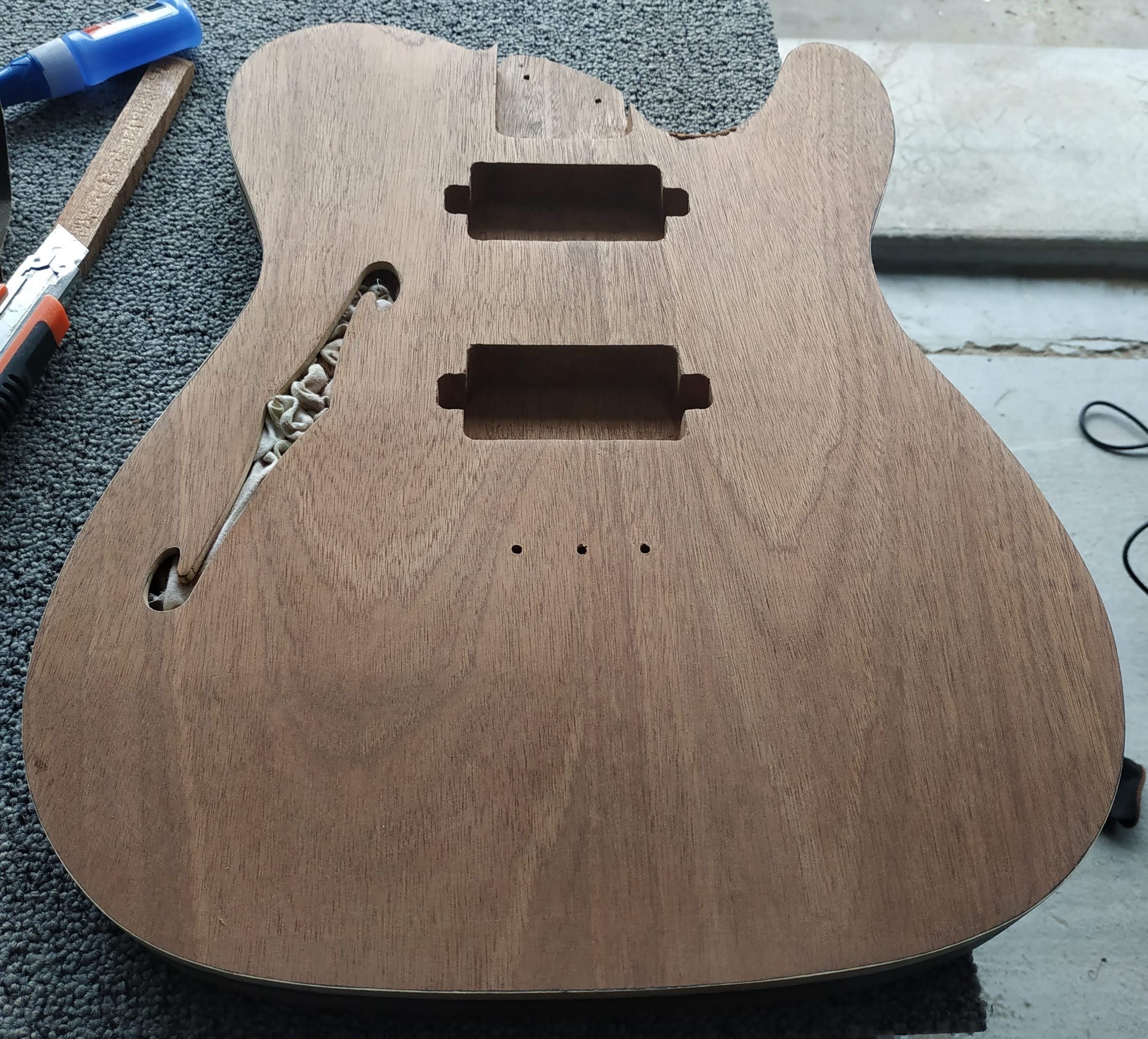 Building a Guitar: Telecaster Thinline : 12 Steps (with Pictures ...