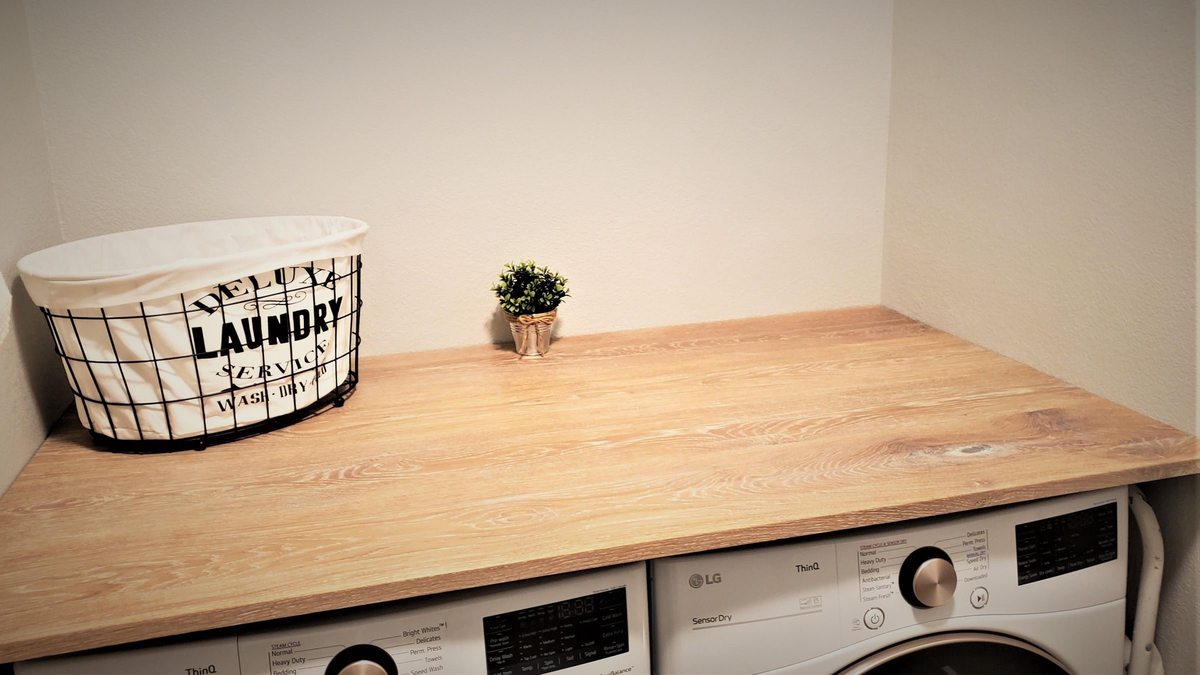DIY White Oak Laundry Countertop : 9 Steps (with Pictures) - Instructables