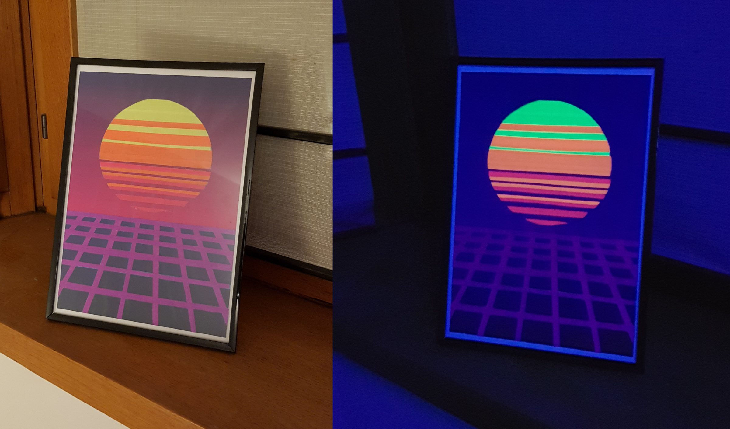 Glow in the Dark Synthwave Poster : 5 Steps (with Pictures) - Instructables
