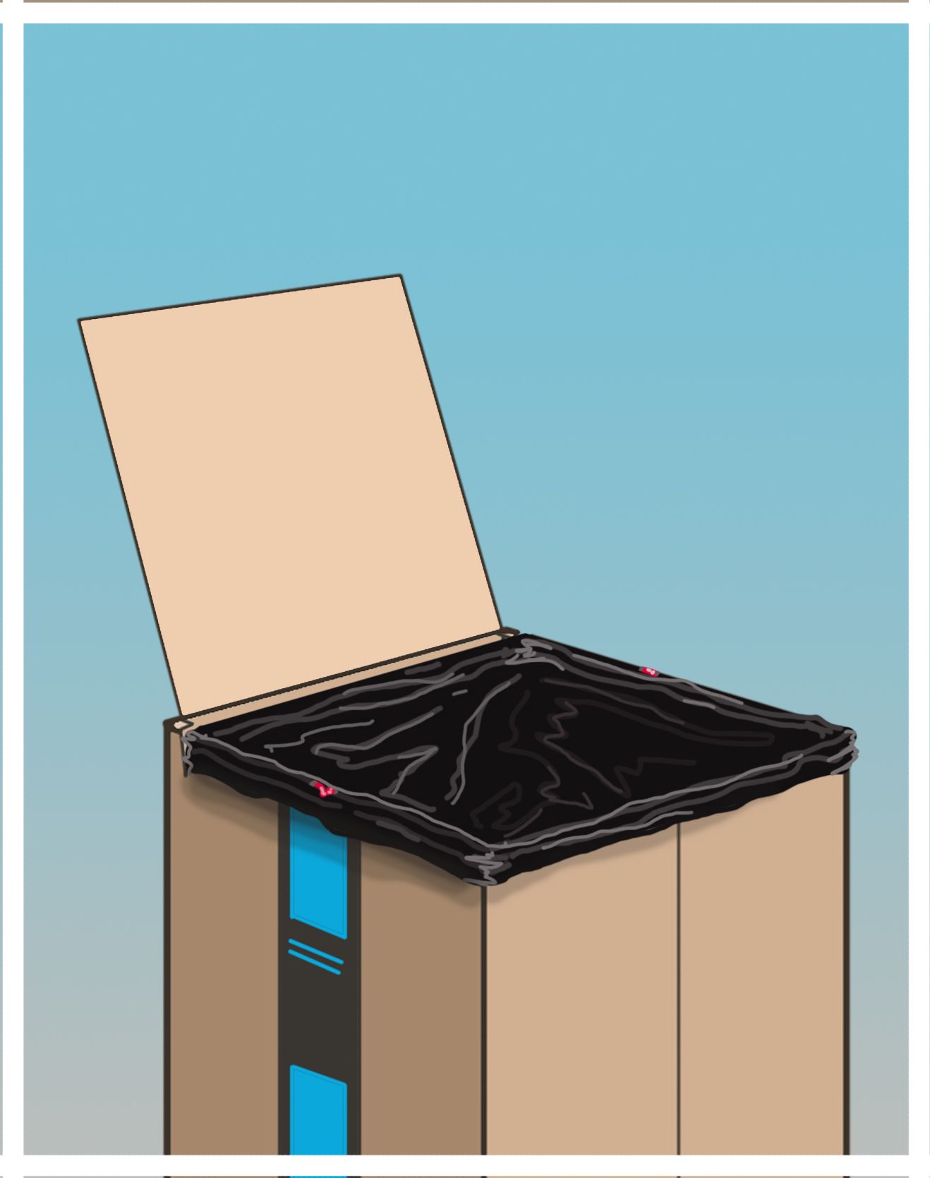 Cardboard Box Garbage Can : 9 Steps - Instructables