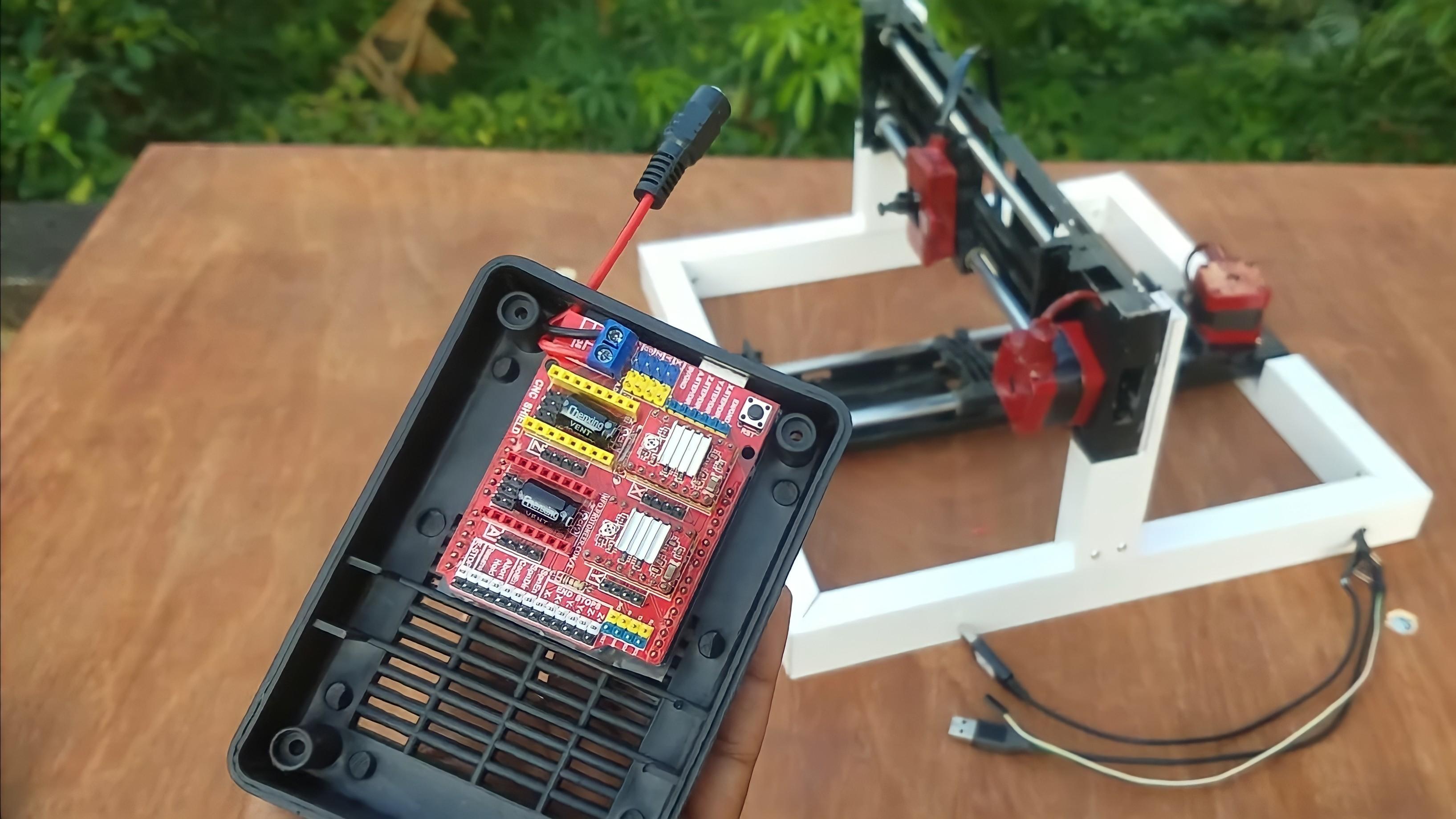 Simplest CNC Plotter Making : 19 Steps (with Pictures) - Instructables