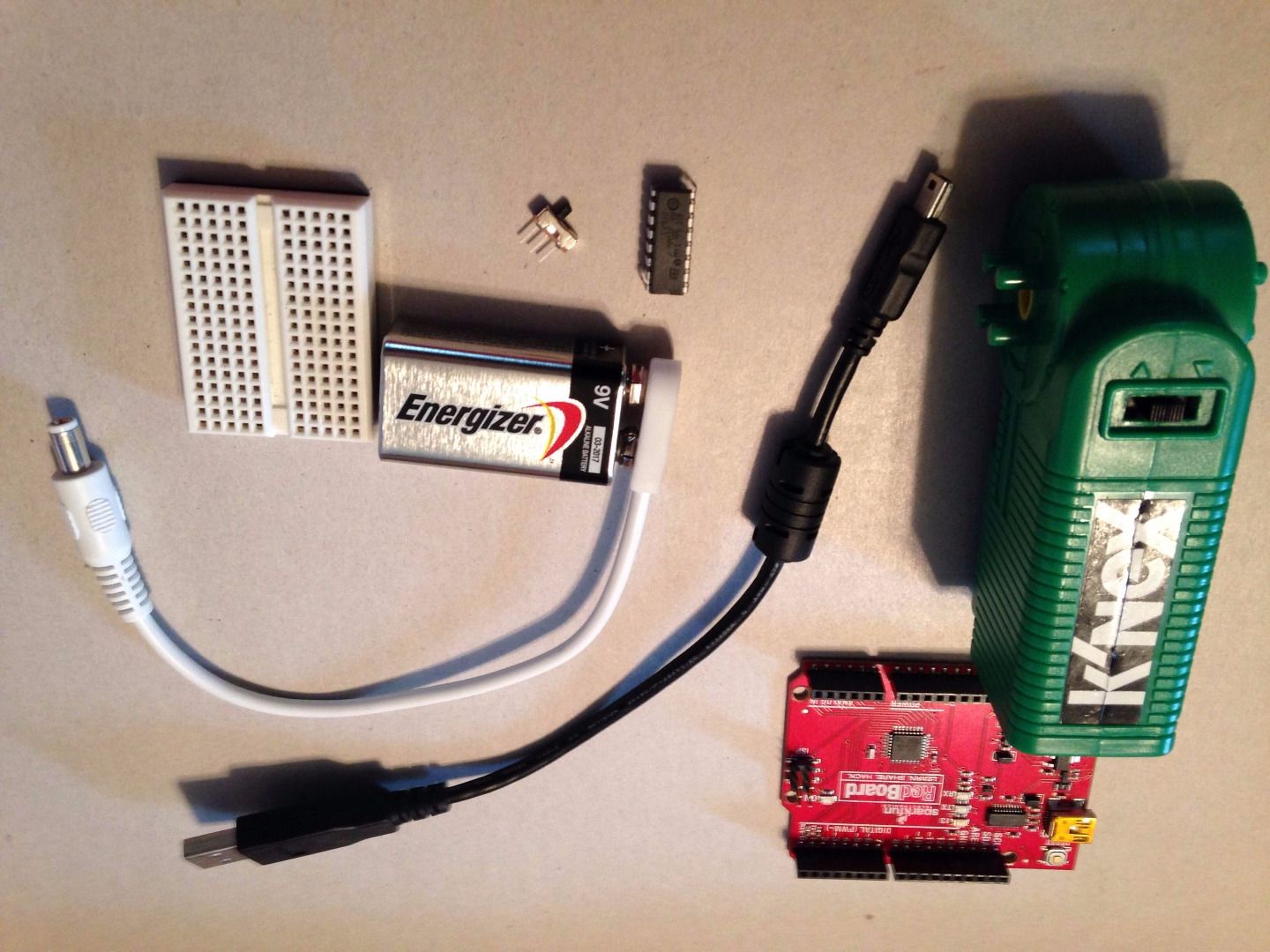 Arduino + K'nex Motors : 9 Steps (with Pictures) - Instructables