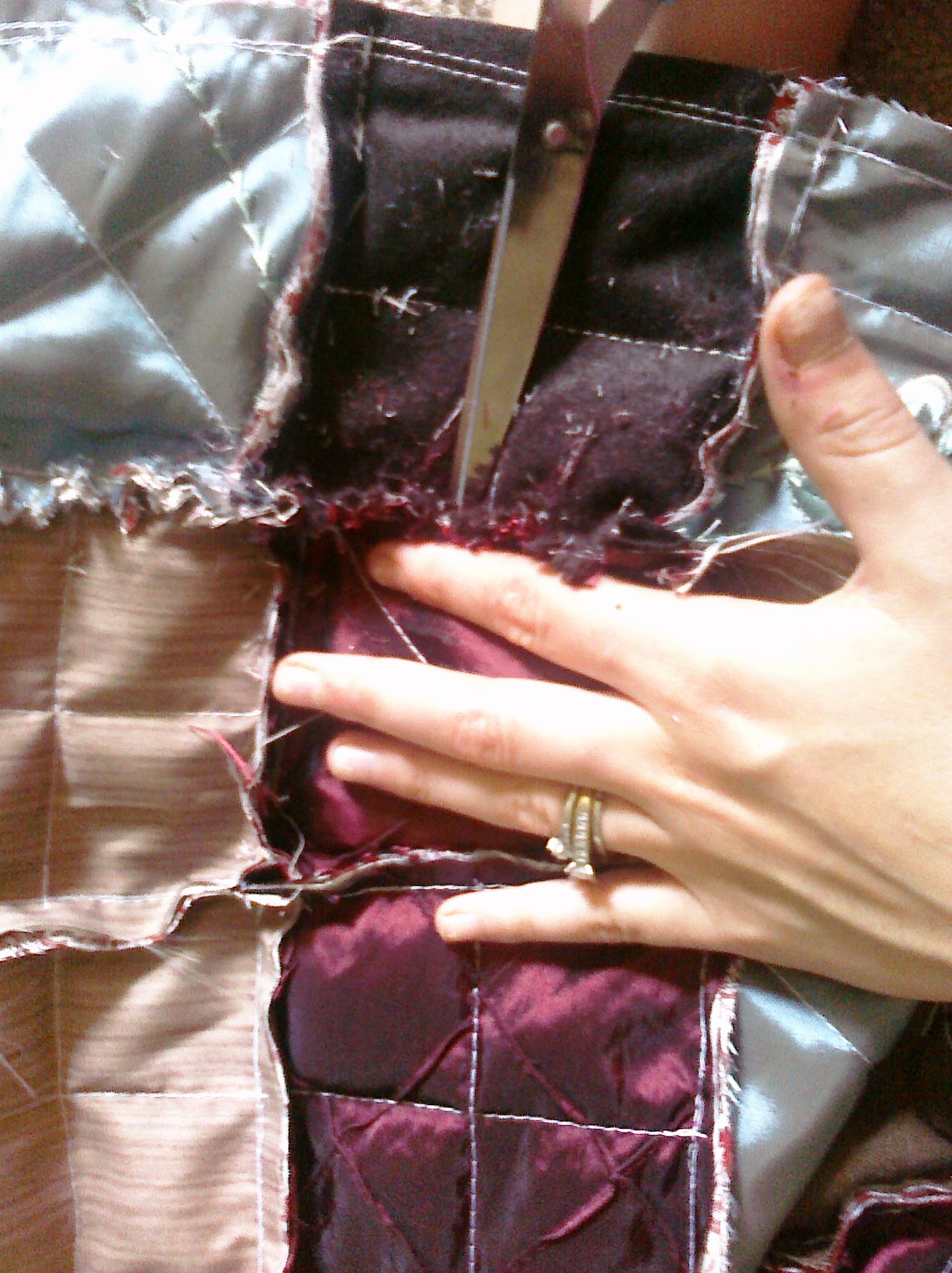 Cute Reversible Rag Quilt Tote Bag : 8 Steps (with Pictures ...