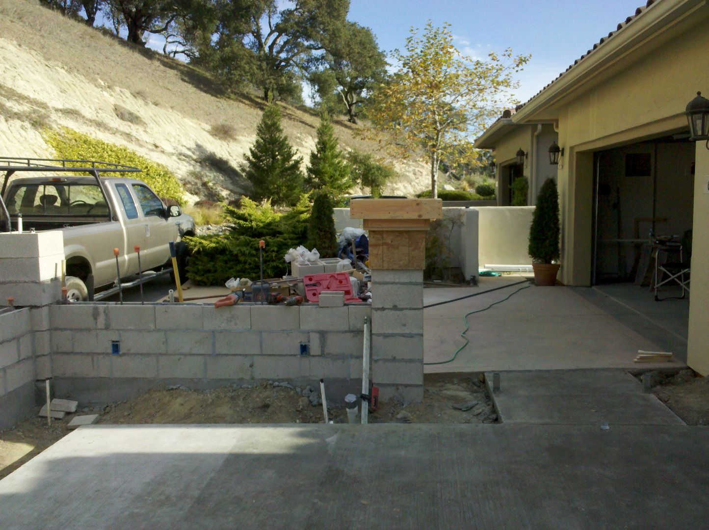 Architectural Cast Concrete: Wall Caps, Column Caps, and Fireplace ...