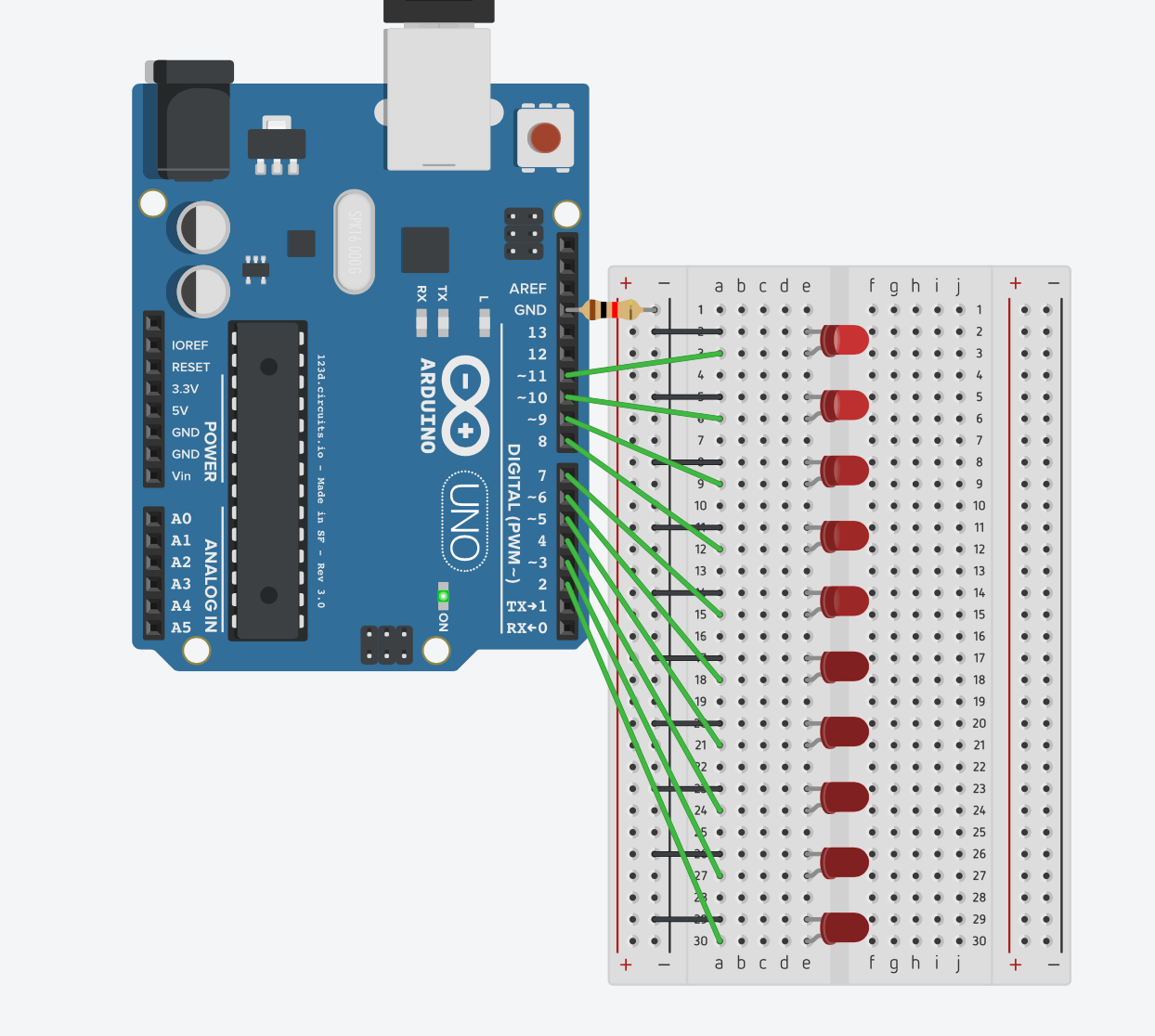 Project 5: Led Series Blink : 4 Steps (with Pictures) - Instructables