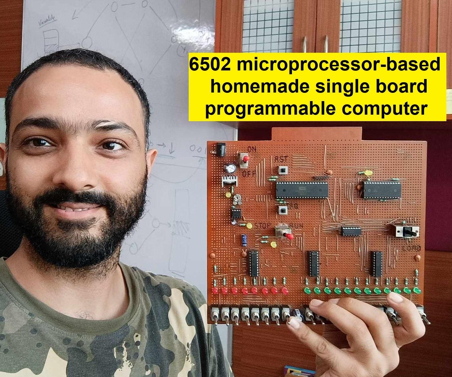 6502 Microprocessor Based Homemade Single Board Computer 7 Steps Instructables 