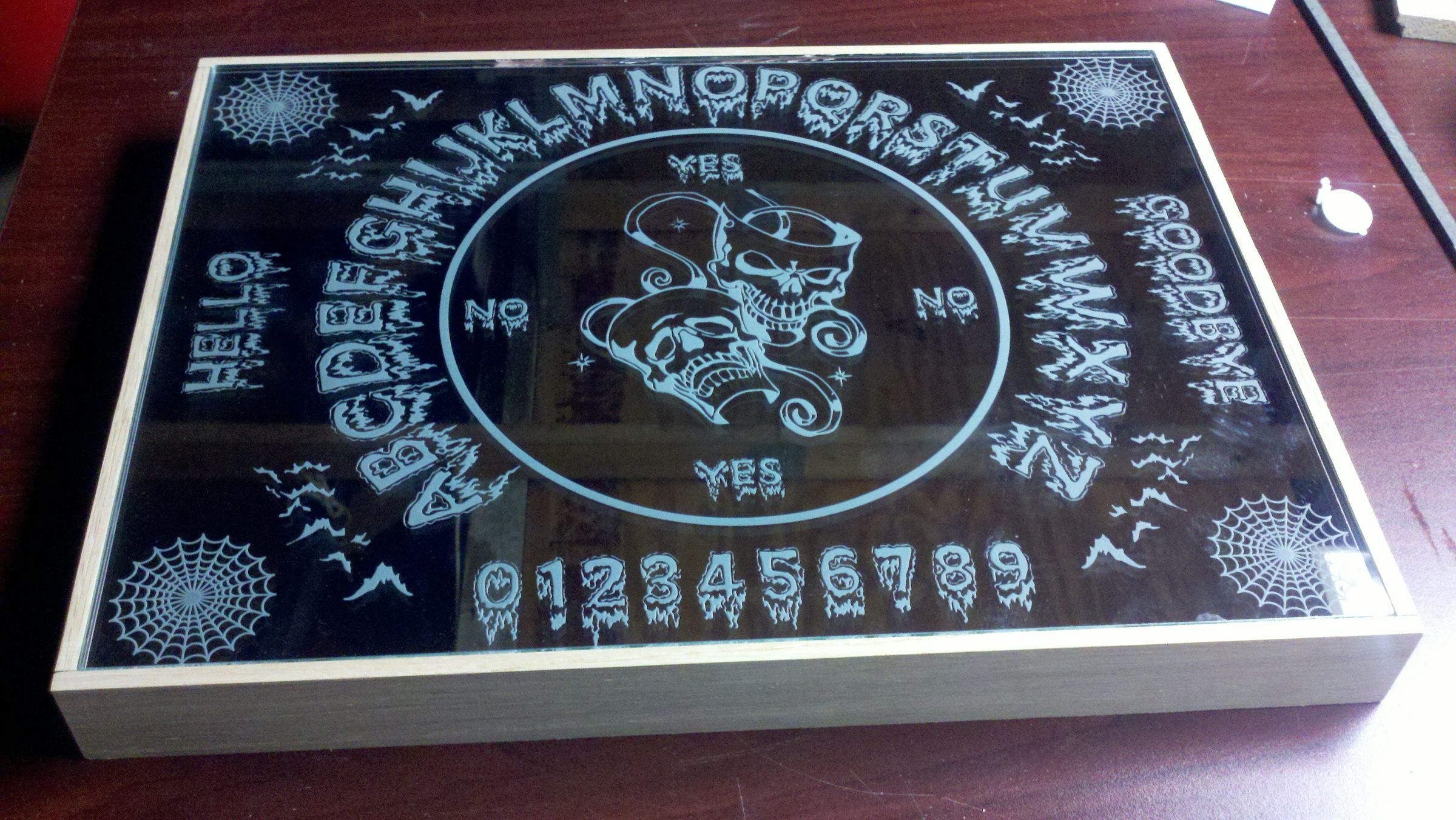 Spooky WeeGee Spirit Board Mirror : 8 Steps (with Pictures) - Instructables