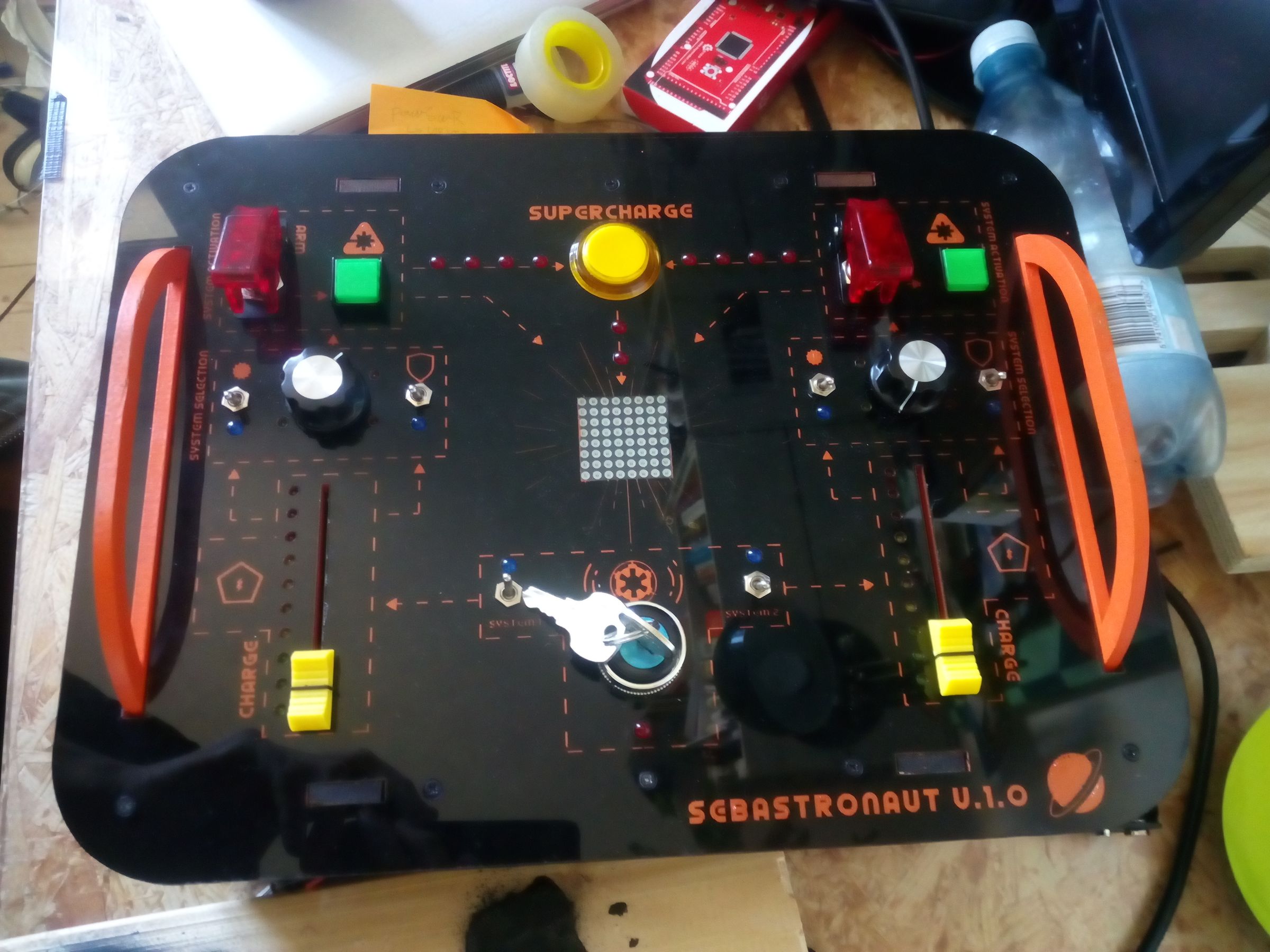 Spaceship Control Panel - Laser Cut Arduino Toy : 11 Steps (with ...
