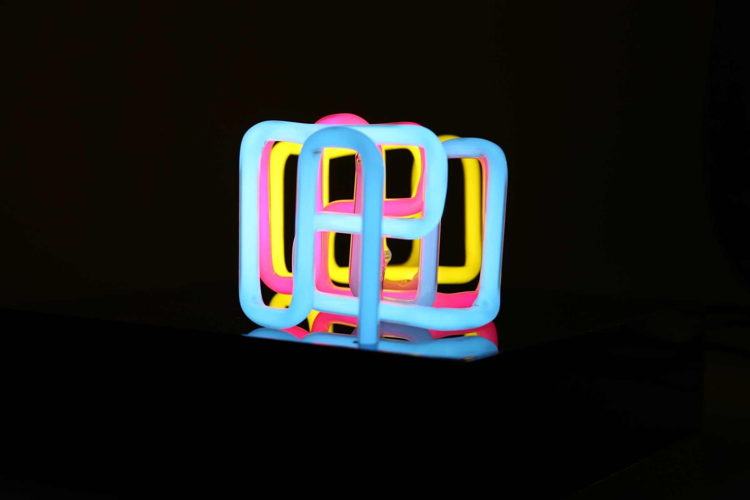 Neon Cubes : 4 Steps - Instructables