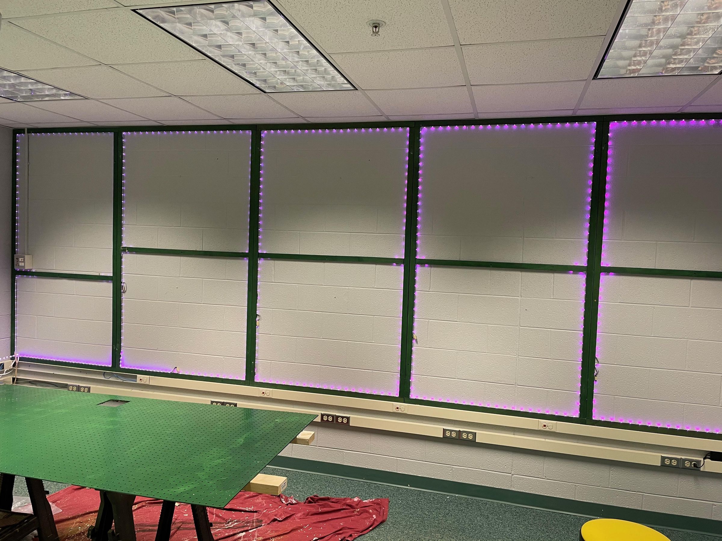 Rainbow LED Pegboard Wall : 6 Steps - Instructables