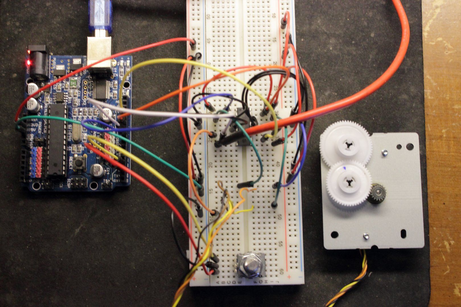 ARDUINO Stepper Motor Controlled With Rotary Encoder and L293d or ...