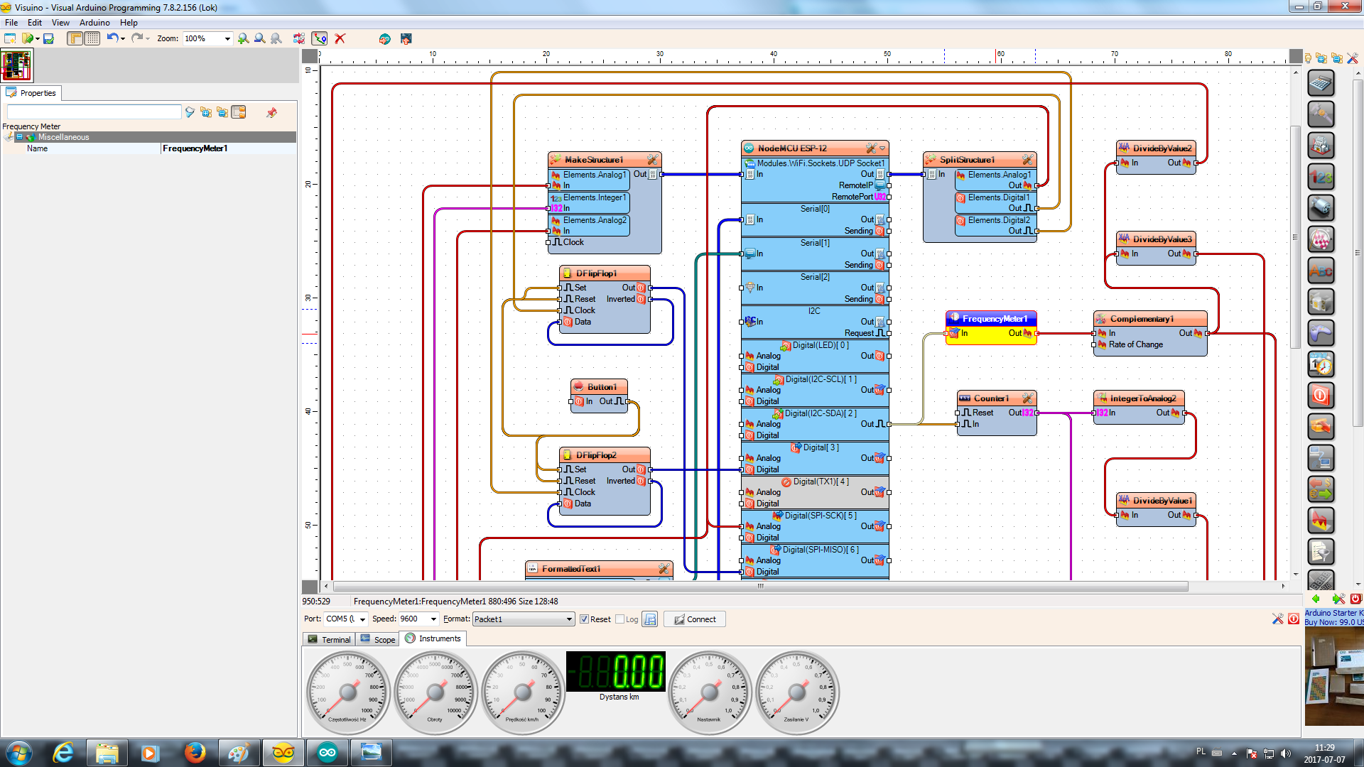 Controll Railway Model With Visuino Programmed ESP8266 Wi-Fi - Visuino ...