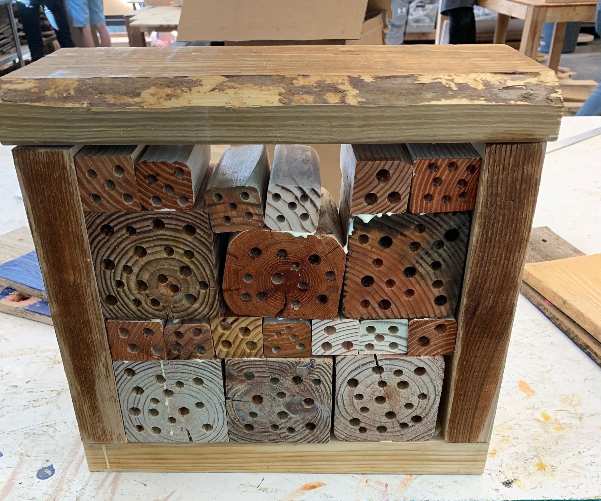 Bee Hotel Made by Student : 3 Steps - Instructables