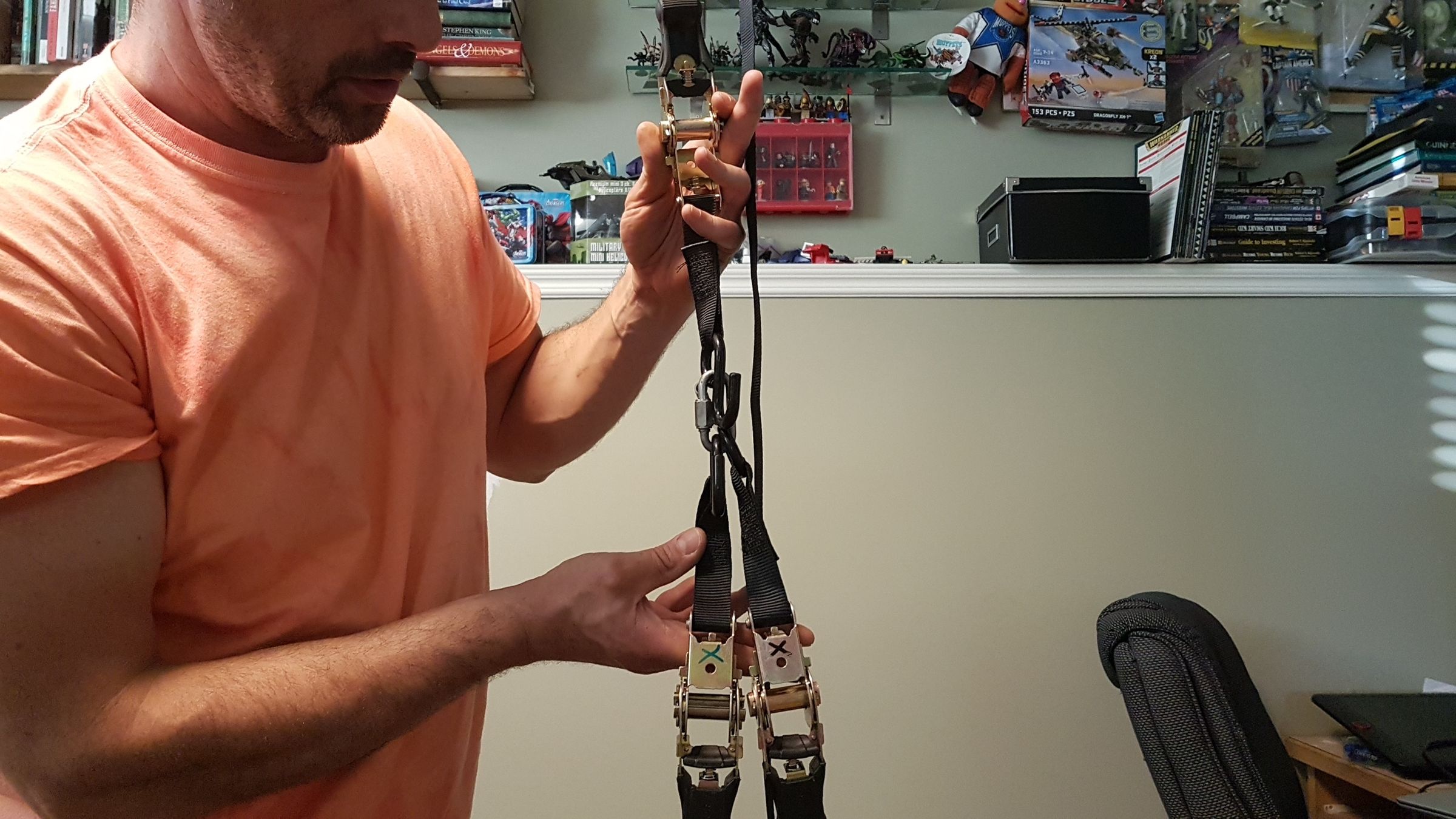 Budget ($12) Suspension Straps (TRX-type) : 14 Steps (with Pictures ...
