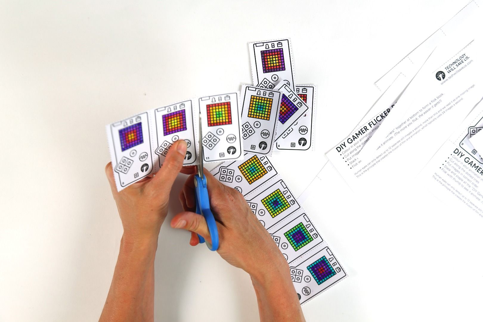 DIY Gamer Flicker Book : 8 Steps (with Pictures) - Instructables
