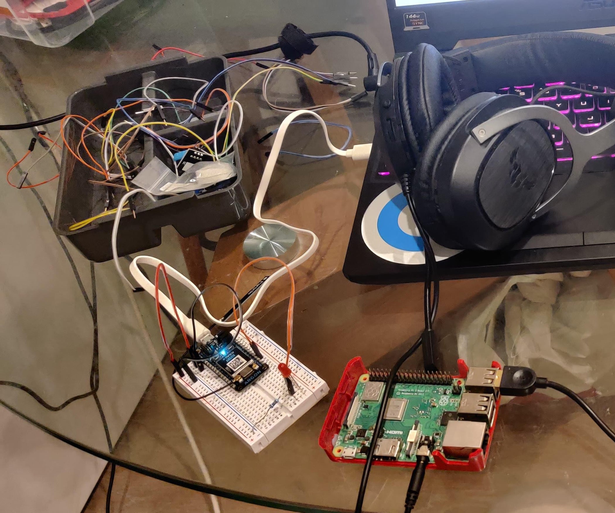 Controlling Particle Argon With Raspberry Pi and Your Voice : 5 Steps - Instructables