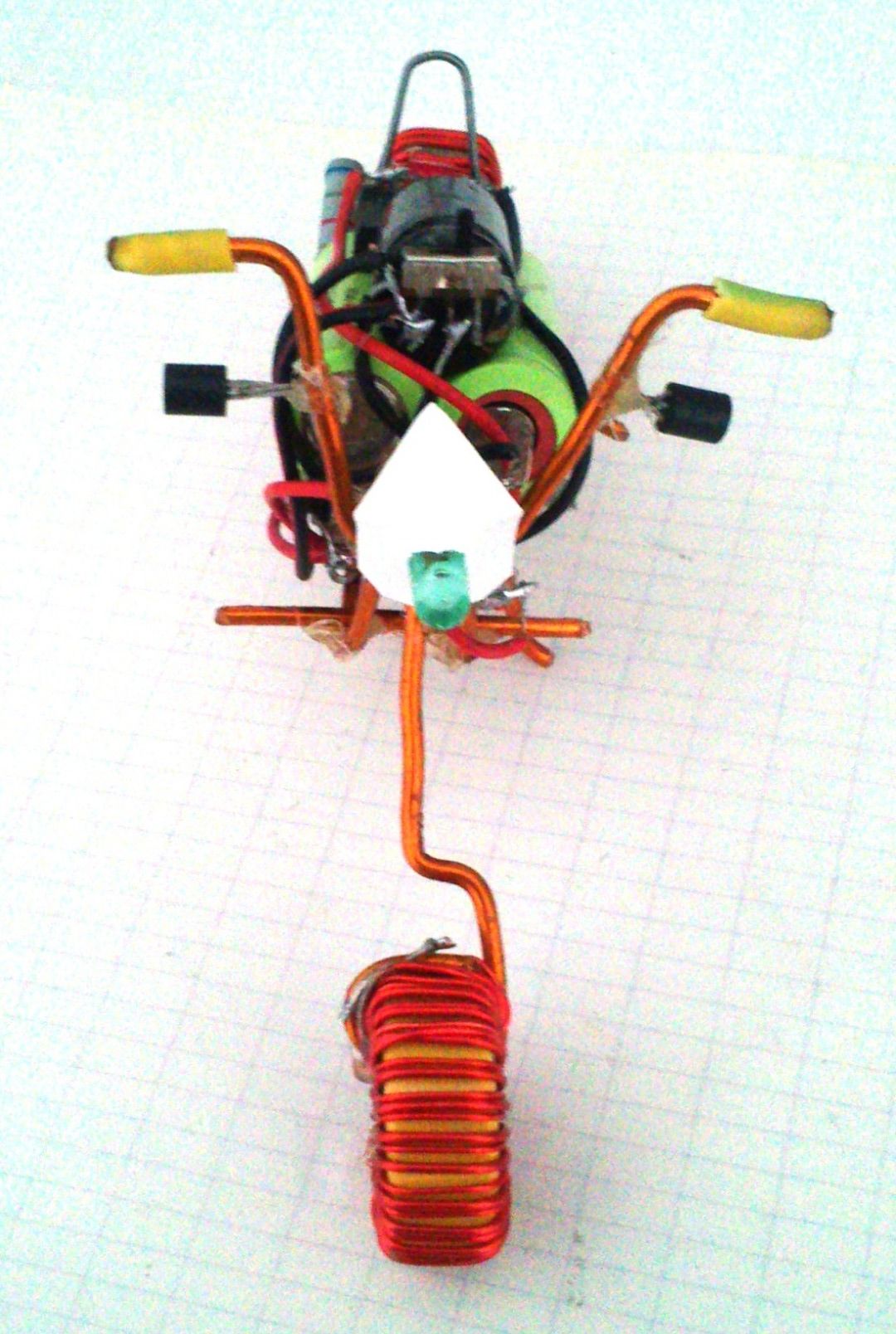 DIY || Chopper Motocycle From Electronic Parts || - Instructables