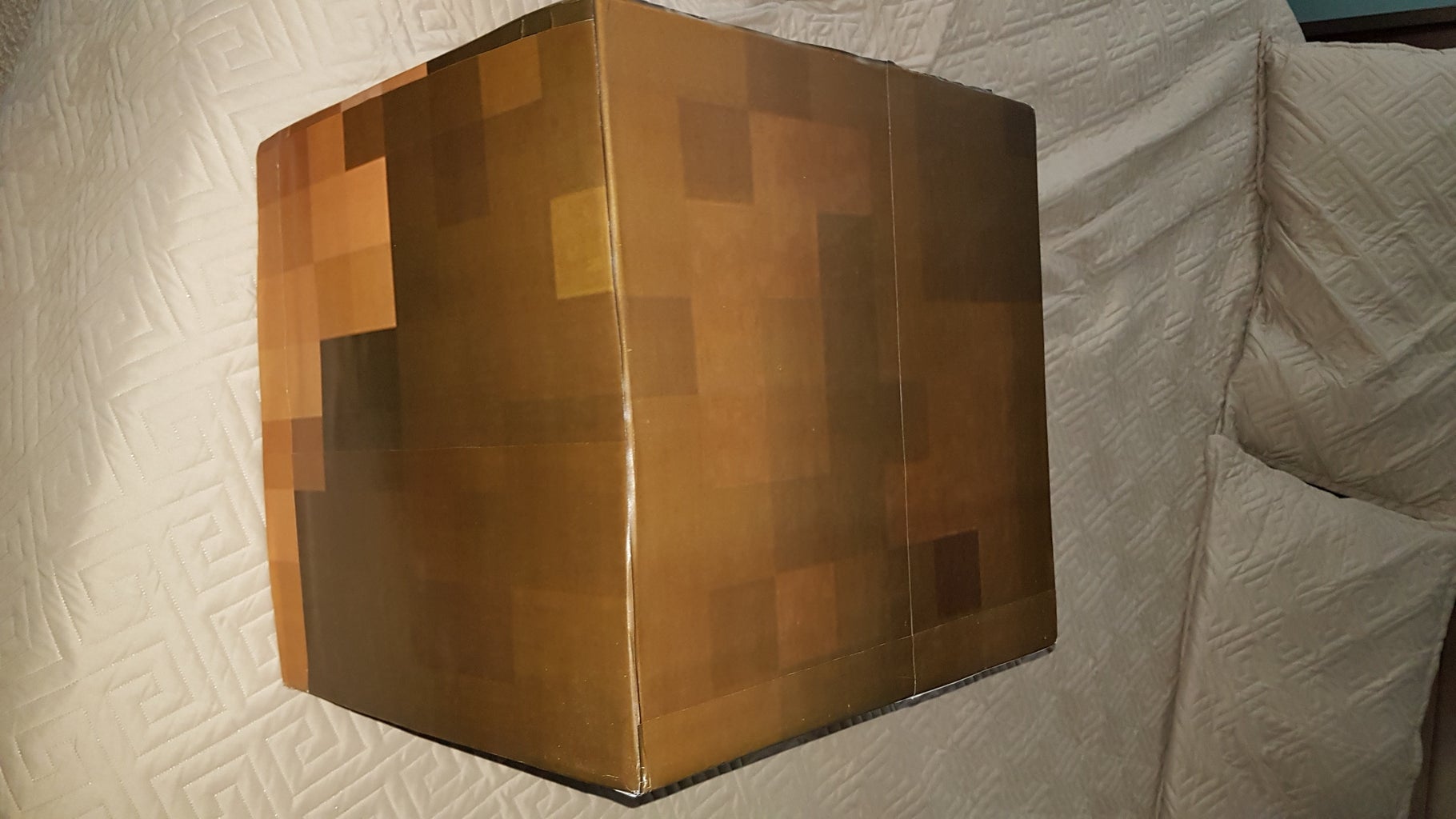 Minecraft Steve Cardboard Box Costume Diy 12 Steps Instructables