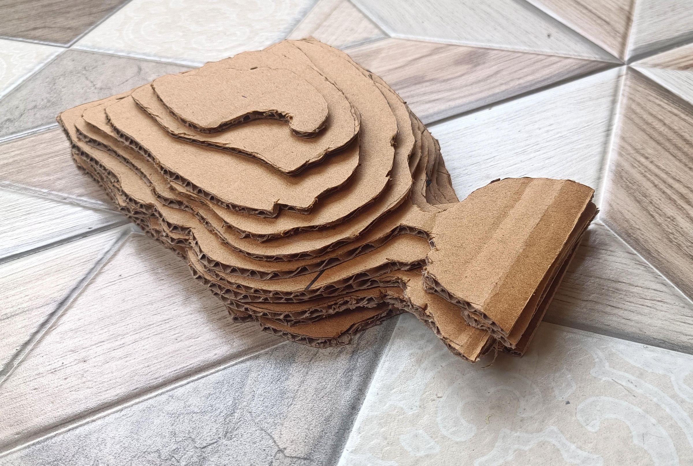 Handmade 3D Cardboard Groot Sculpture : 10 Steps (with Pictures ...