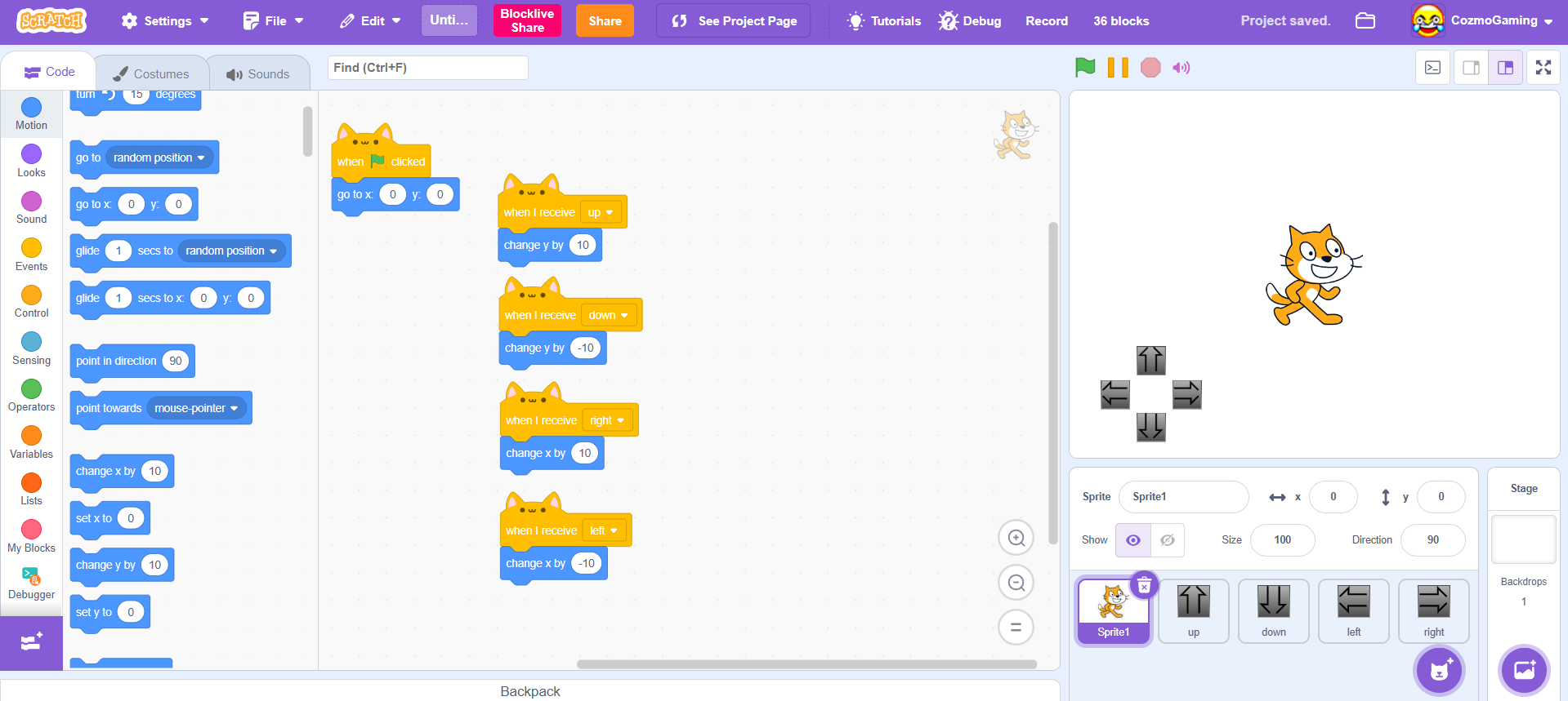How to Make Basic Controls on Scratch : 12 Steps - Instructables
