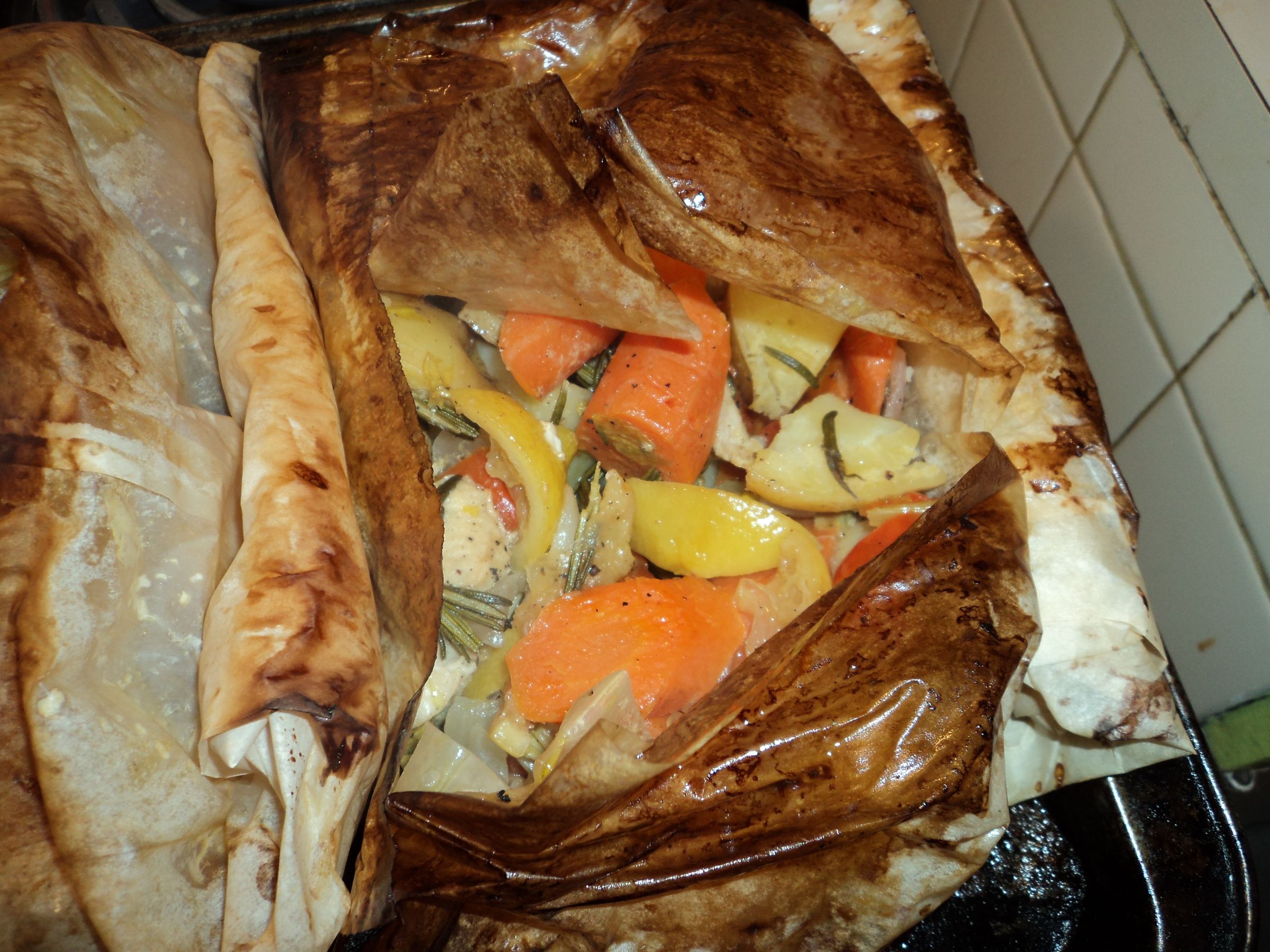 Chicken in a Bag - Cooking En Papillote : 6 Steps - Instructables