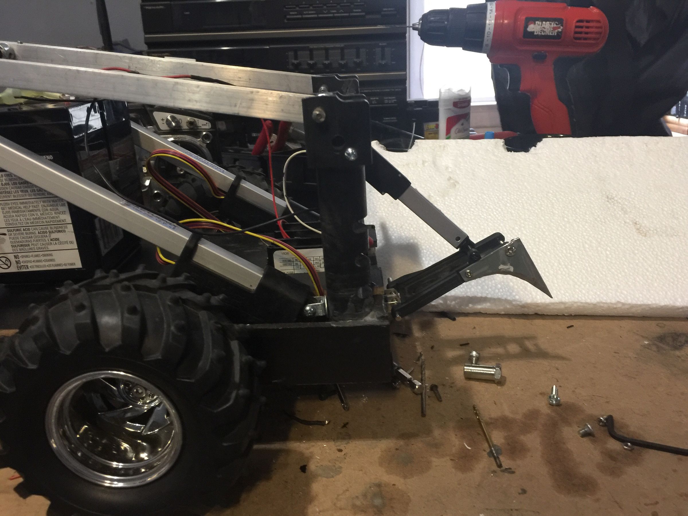 Budget Friendly Home Made Rc Bobcat With Ground Ripper and Solar Update ...