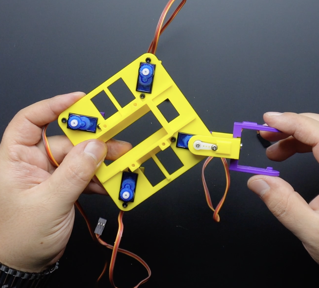 4-Legged Spider Robot With 3D Printed Parts (8 Servo Motors and an ...