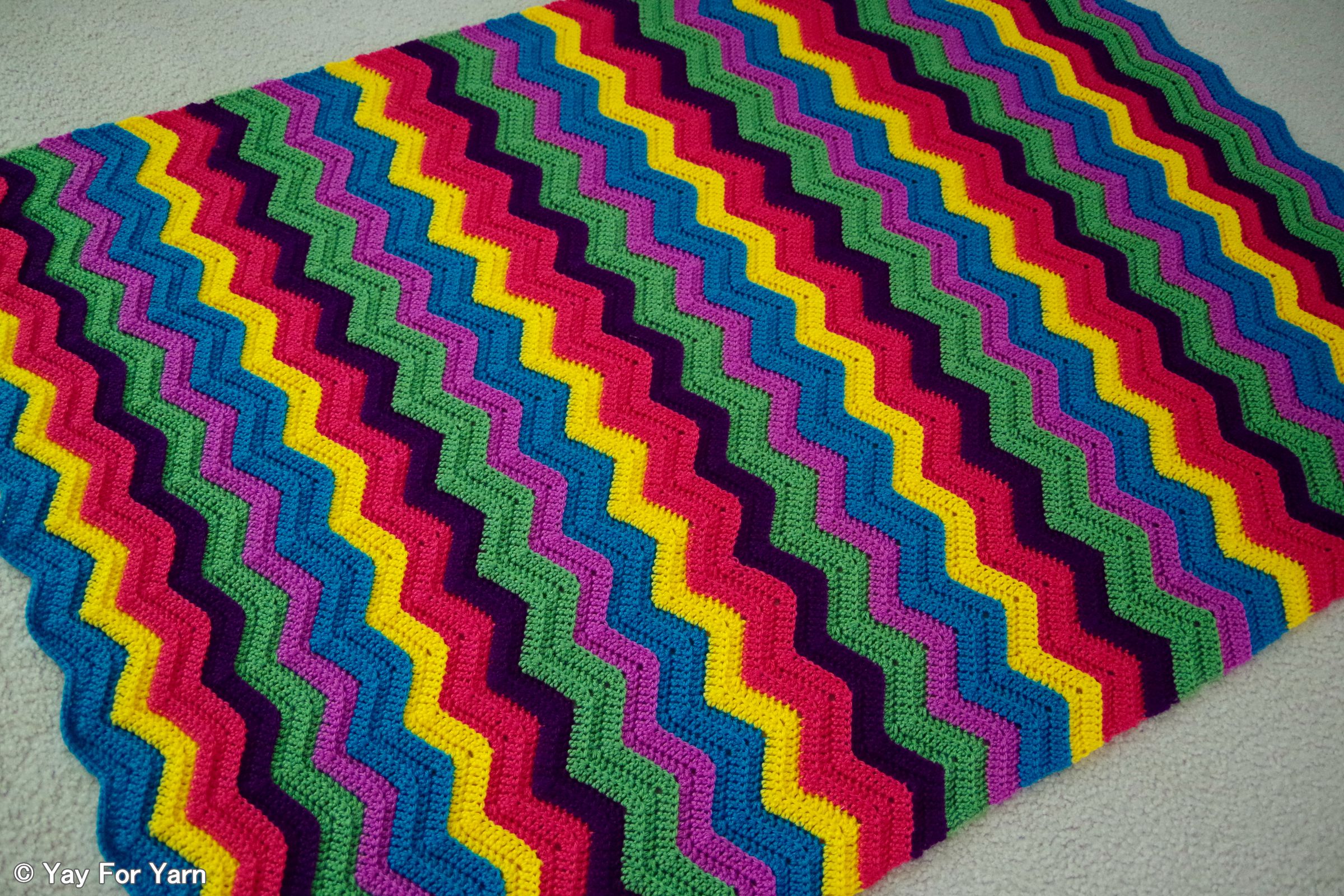 Rainbow Ridge Afghan : 9 Steps - Instructables