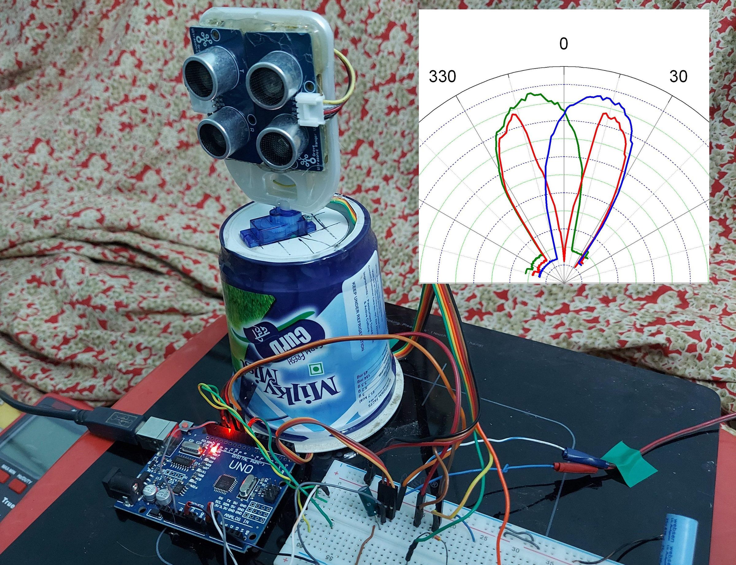 Ultrasonic Mono Pulse Tracker : 5 Steps (with Pictures) - Instructables