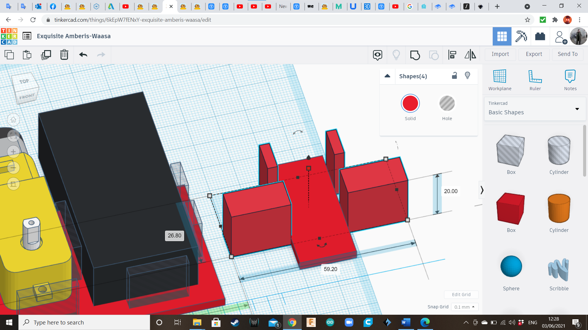 Tinkercad Robotics for School: Laser-cut Walking Machine! : 27 Steps ...