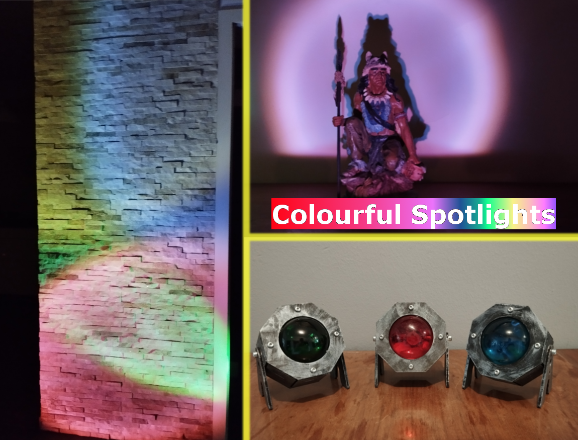 Colourful Spotlights : 9 Steps (with Pictures) - Instructables