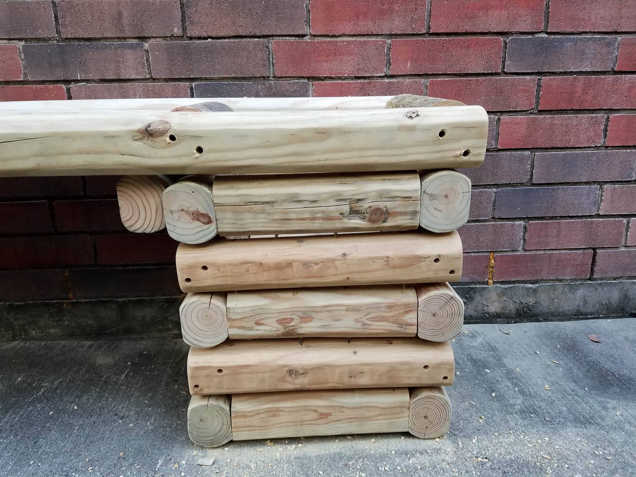 Diy Log Bench : 6 Steps (with Pictures) - Instructables