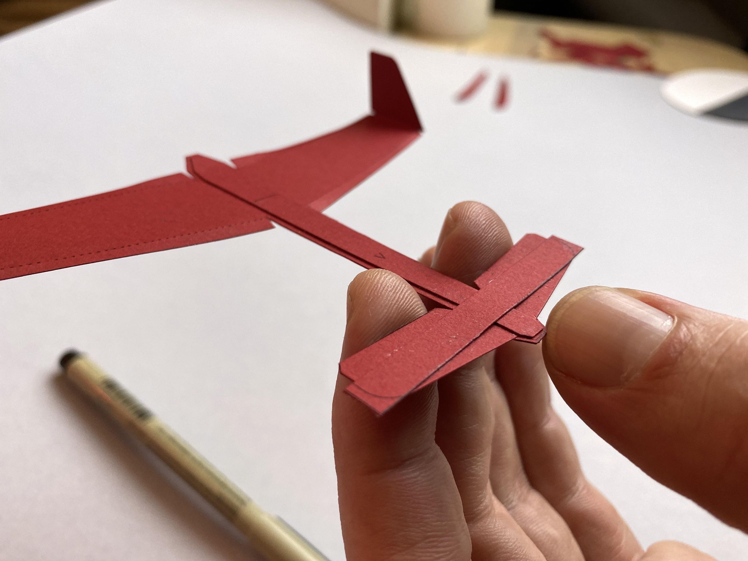 Micro Canard Glider Made of Card Stock : 6 Steps (with Pictures ...