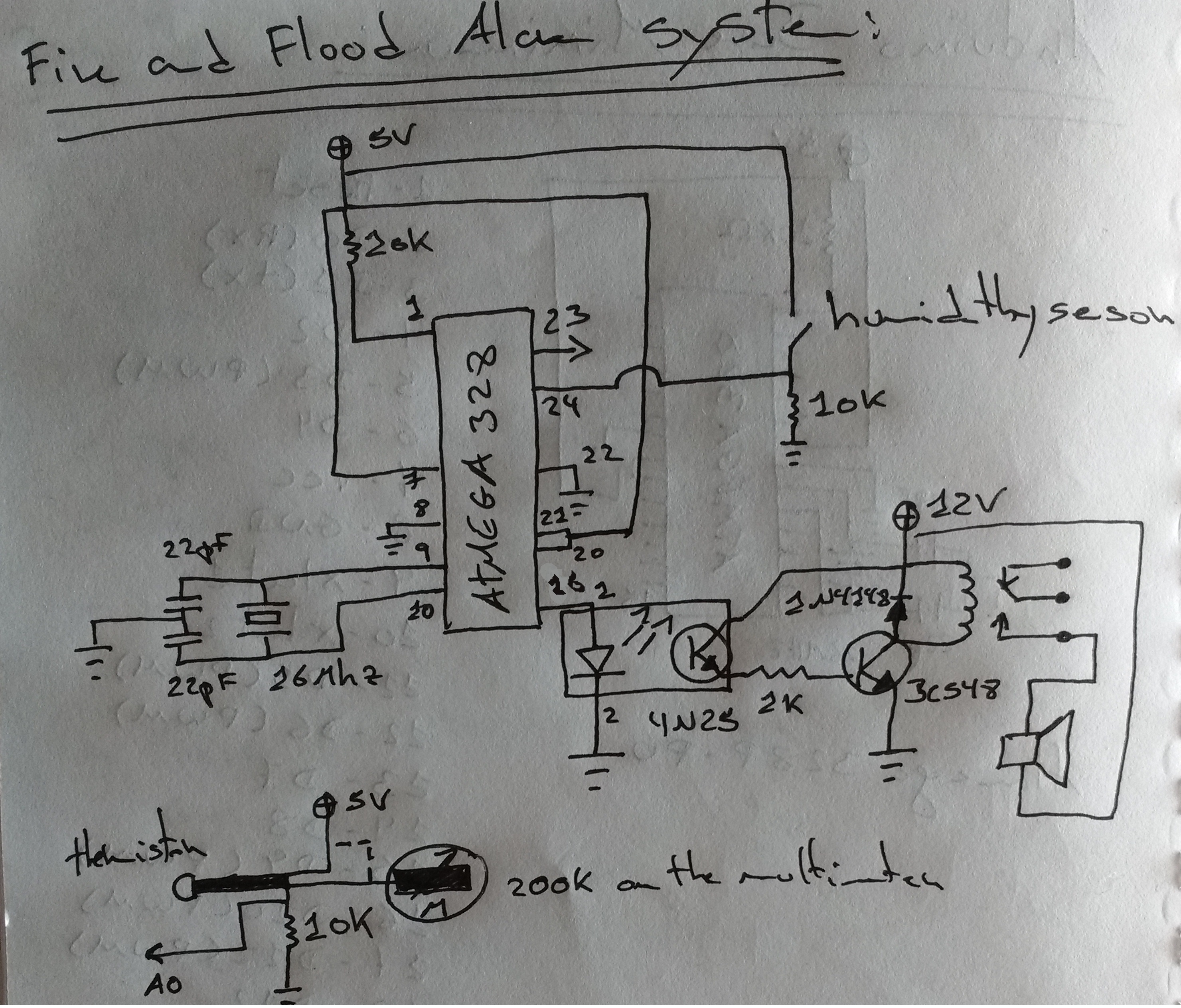 Fire and Flood Alarm for the Kitchen : 5 Steps (with Pictures ...