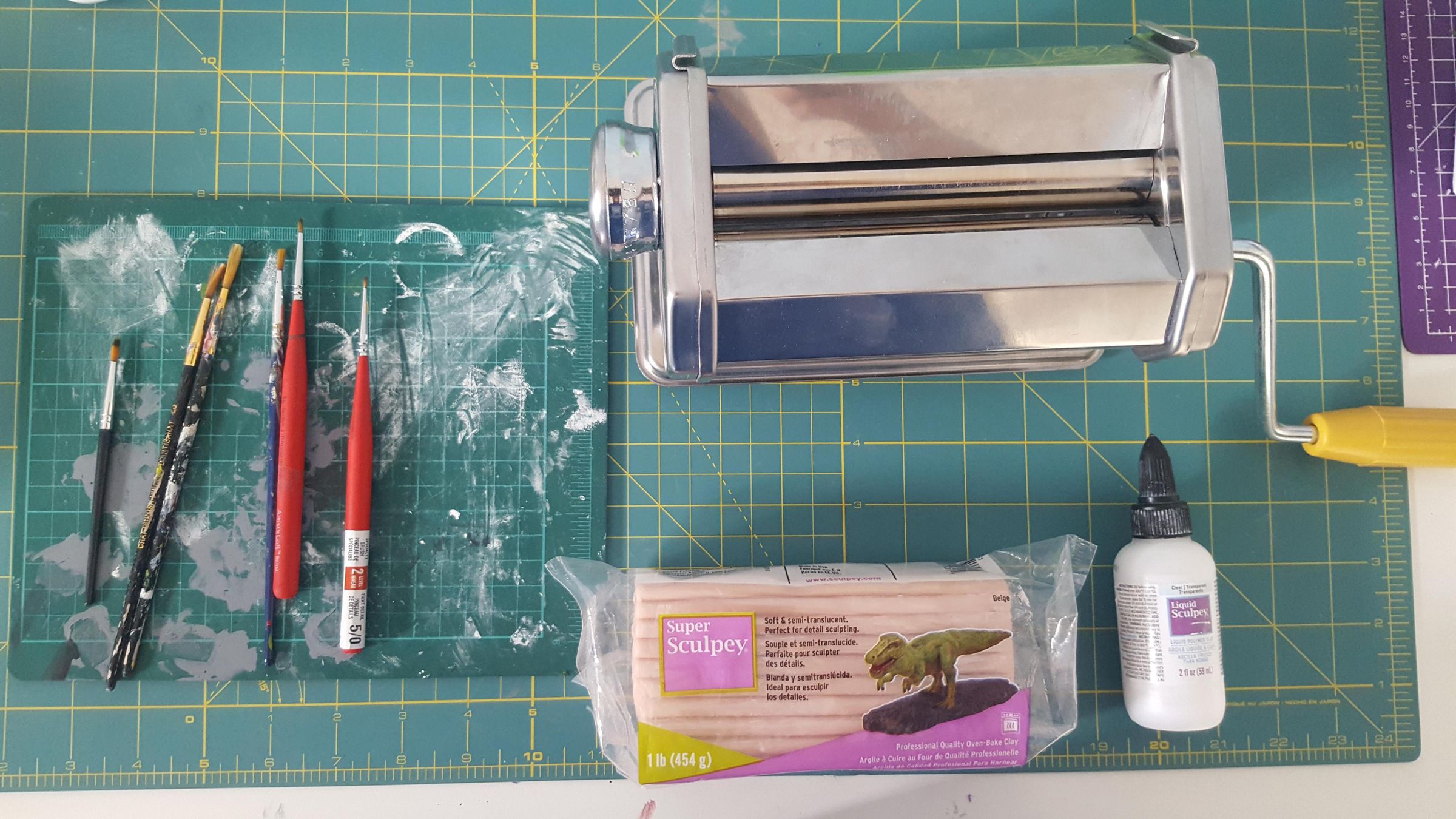 How to Make a Figurine Using Clay (Ninja Turtle) : 9 Steps (with ...